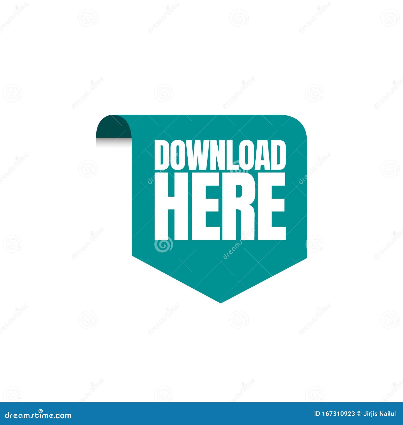 Download Here Button Stylist Text Rounded Rectangular Shape with ...