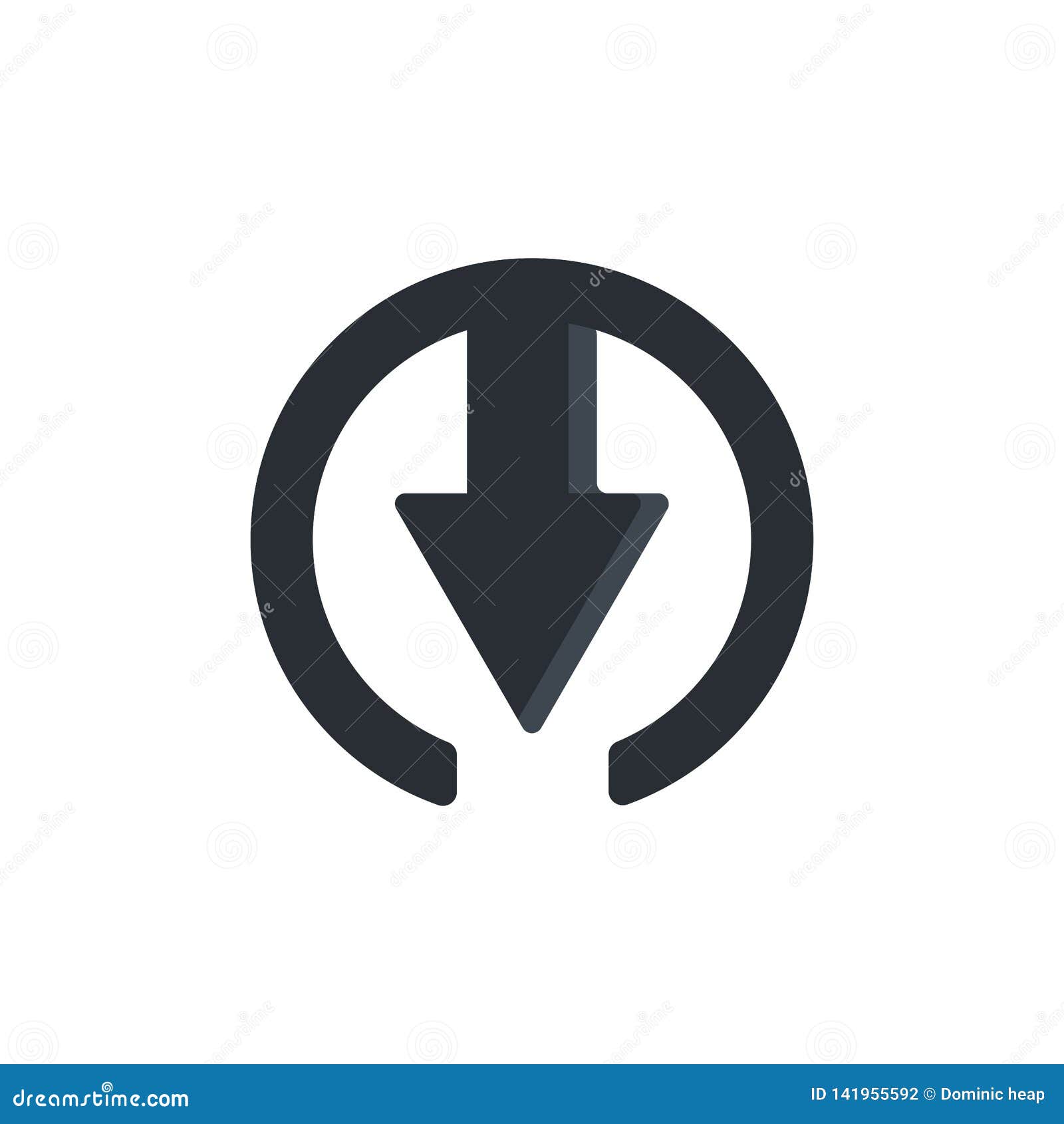 Download Icon Flat Design stock illustration. Illustration of flat ...