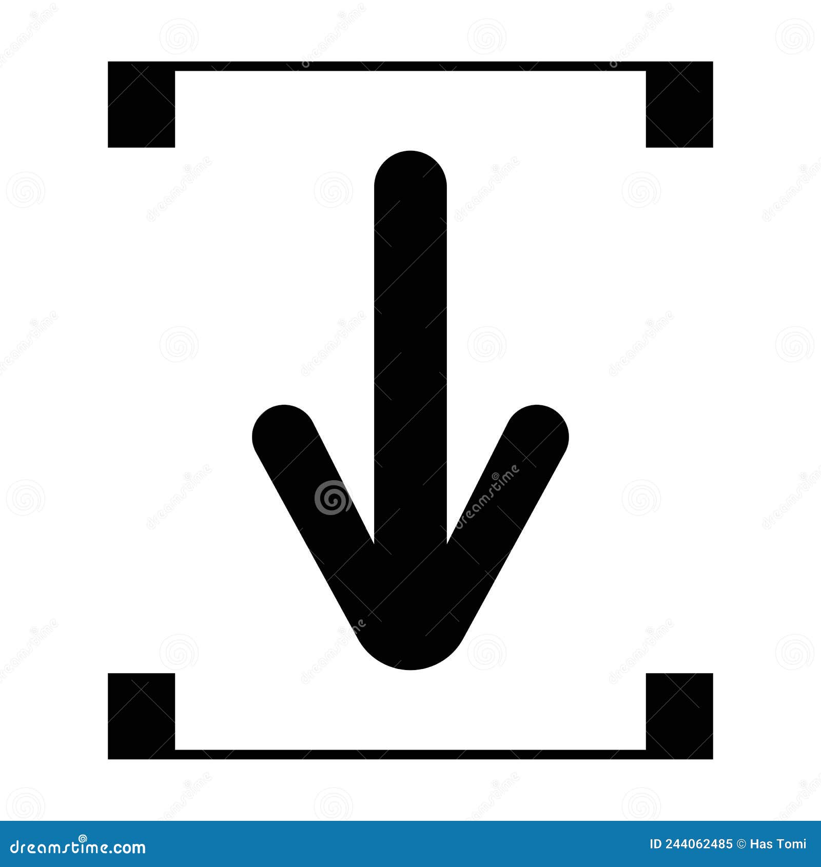 Download Icon Logo Symbol Simple Icon Vector Stock Vector ...