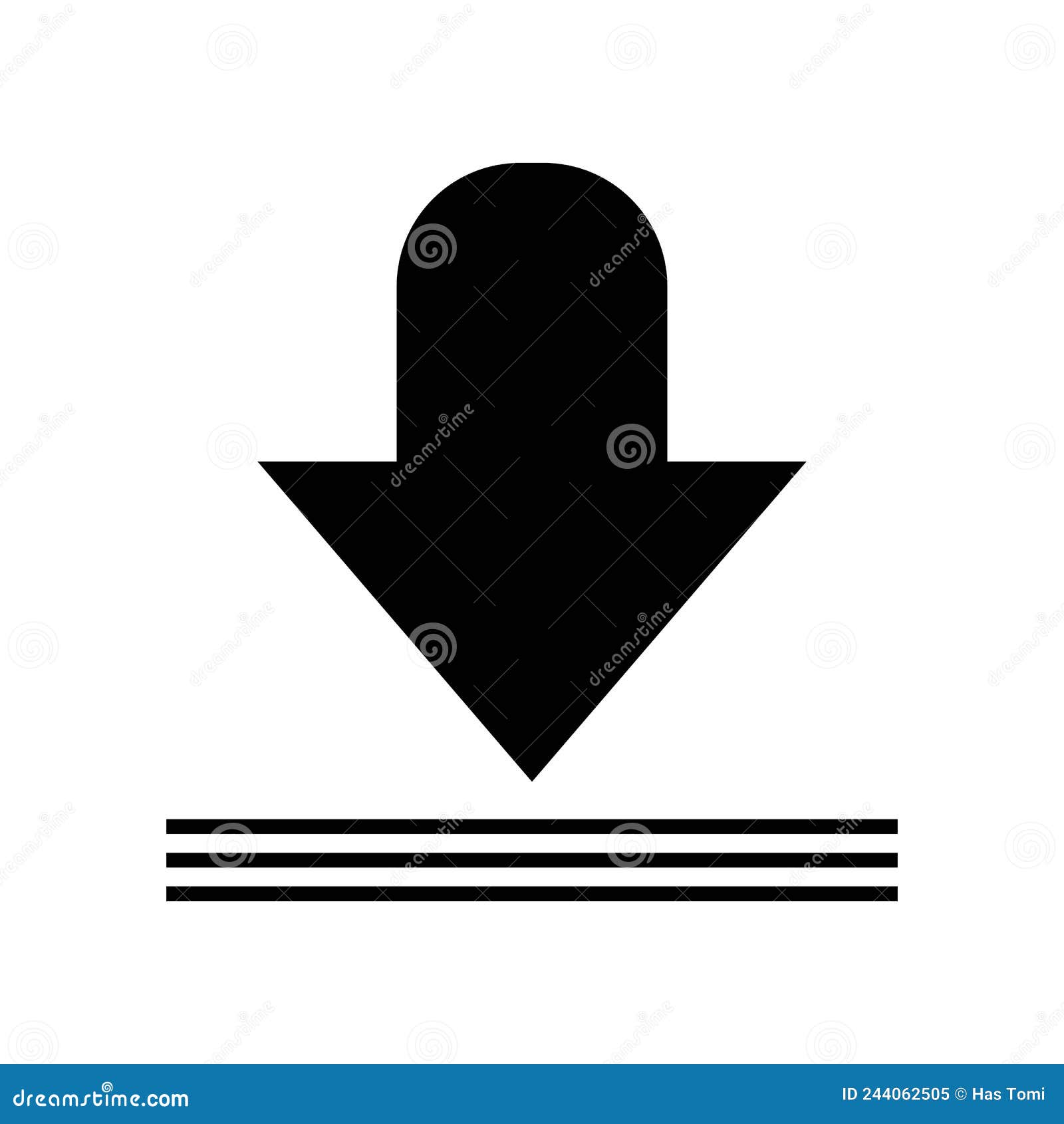 Download Icon Logo Symbol Simple Icon Vector Stock Vector ...