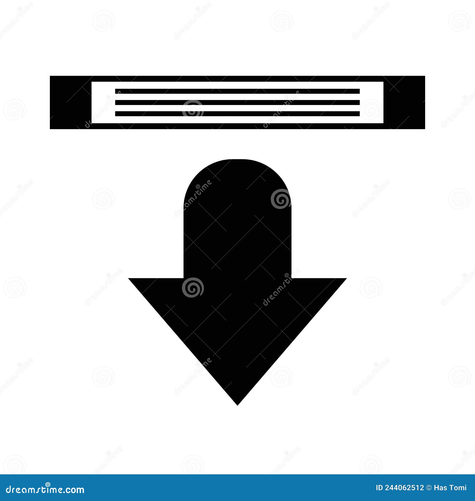 Download Icon Logo Symbol Simple Icon Vector Stock Vector ...