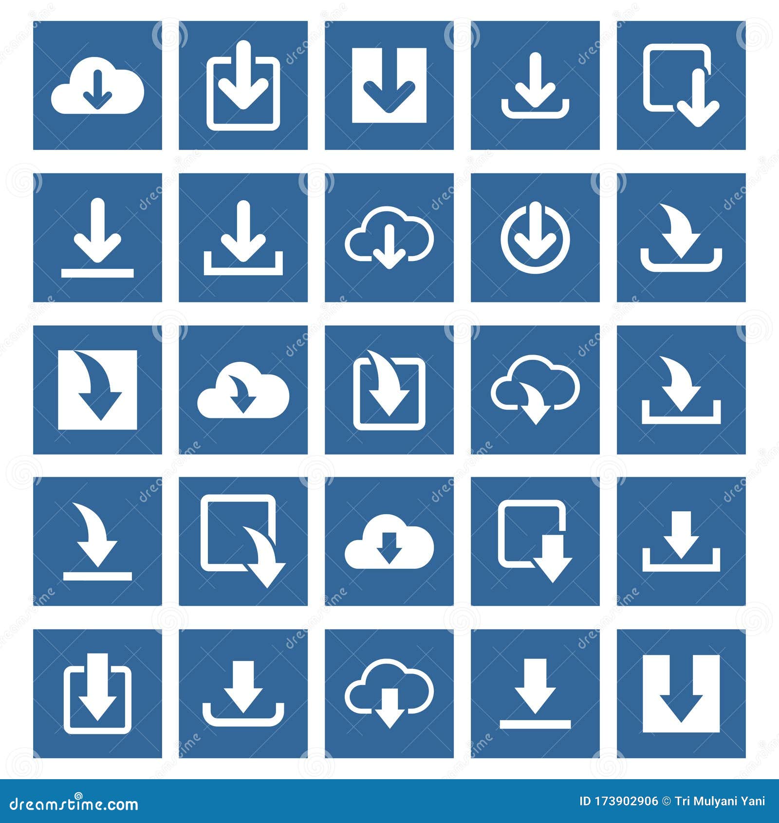Download Icon Set Vector Design Symbol Stock Vector - Illustration of ...