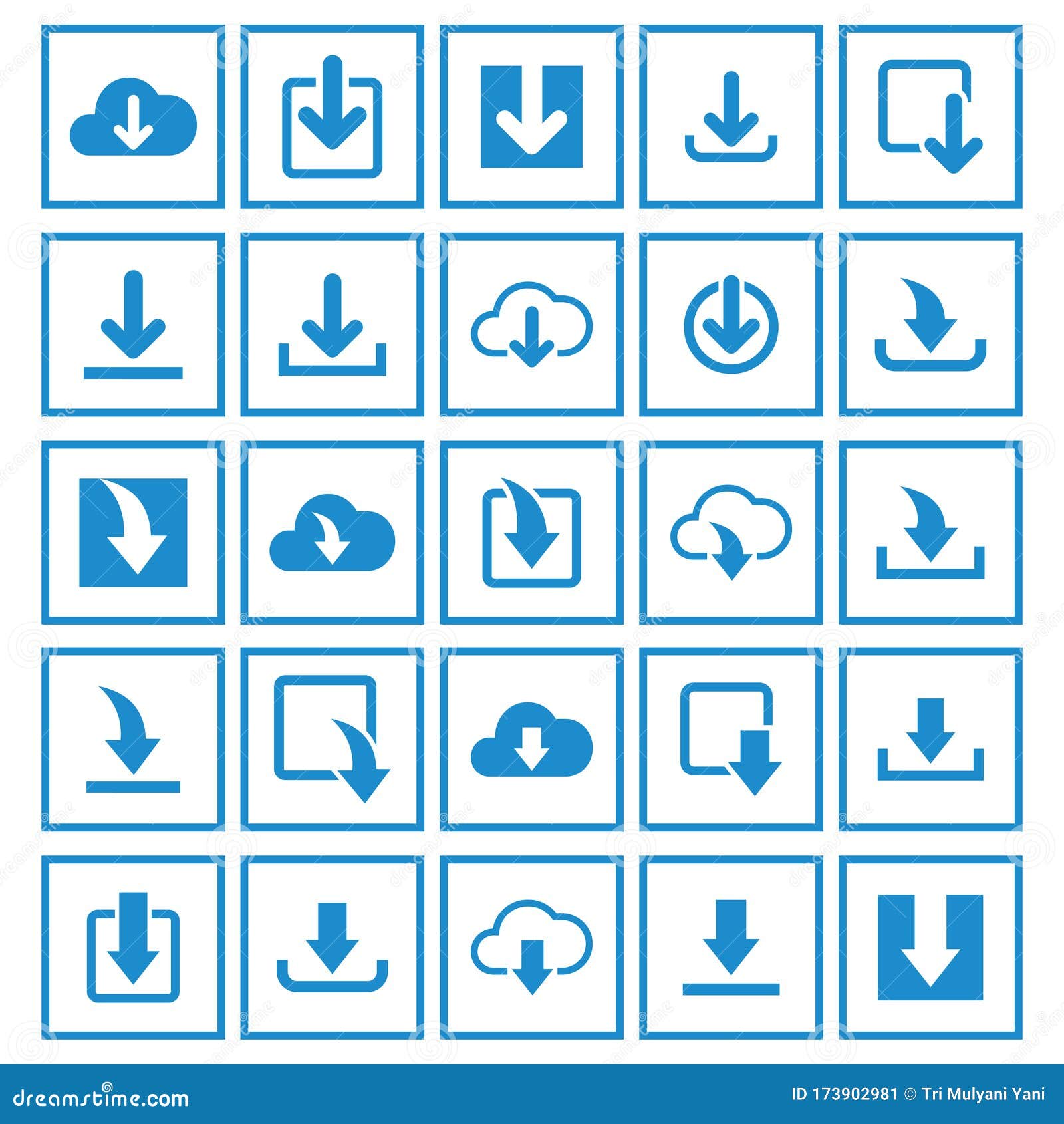Download Icon Set Vector Design Symbol Stock Vector - Illustration of ...