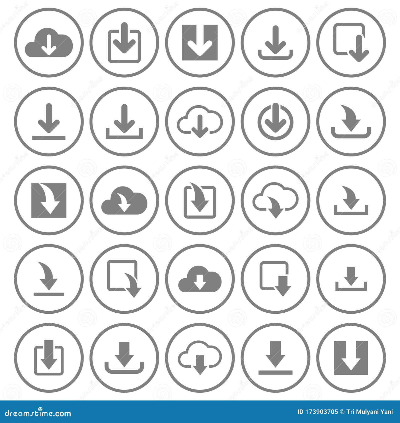 Download Icon Set Vector Design Symbol Stock Vector - Illustration of ...