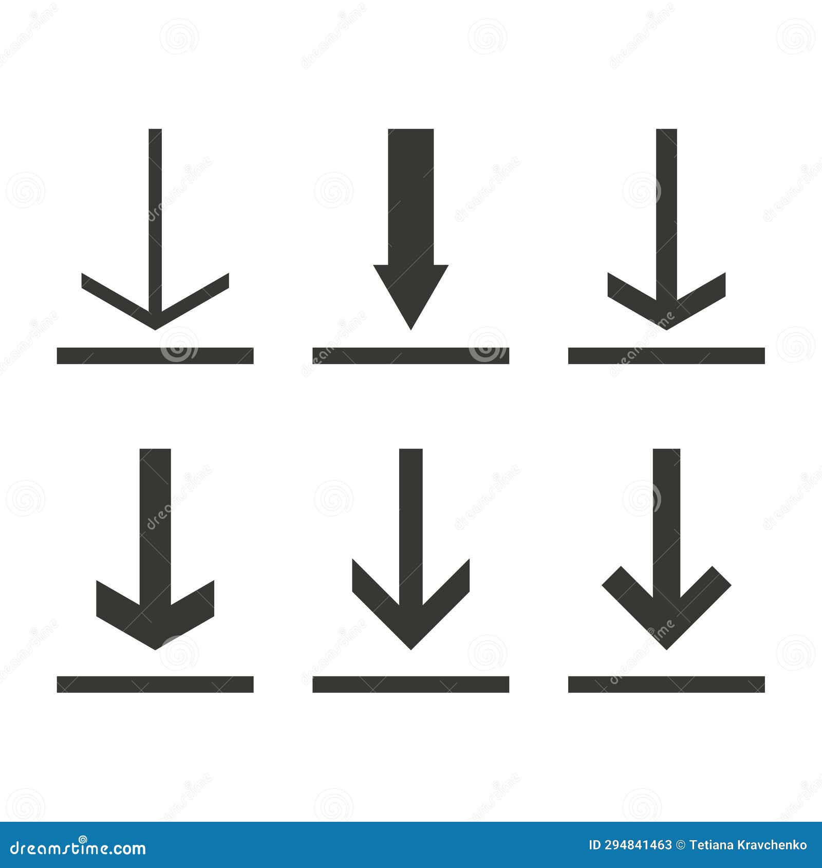Download Icon Set. Upload Button. Install Symbol. Load Symbol. Vector ...