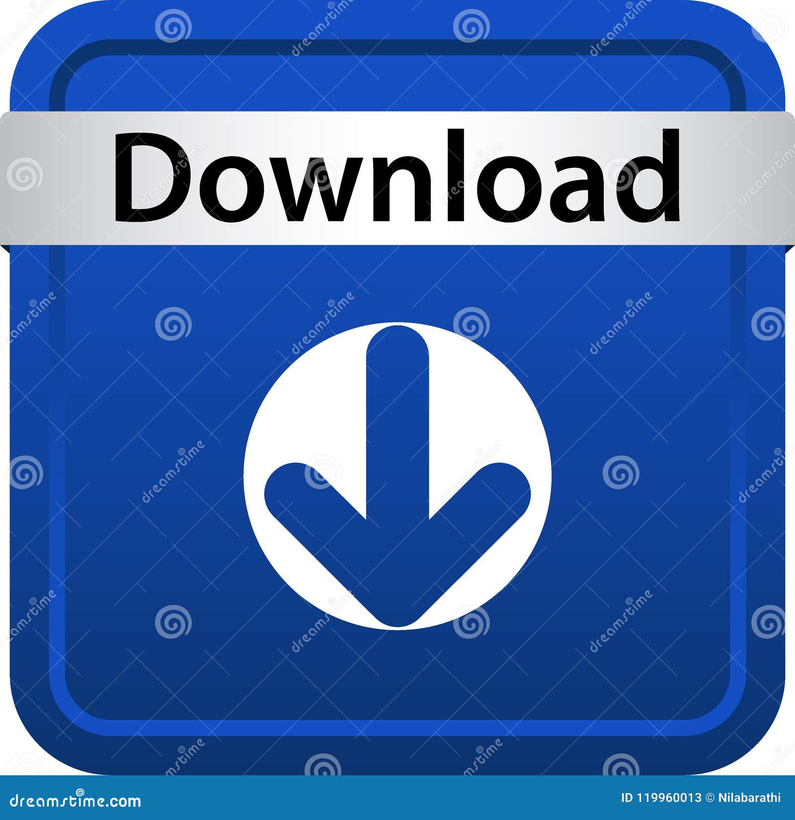 Download icon web button stock illustration. Illustration of data ...
