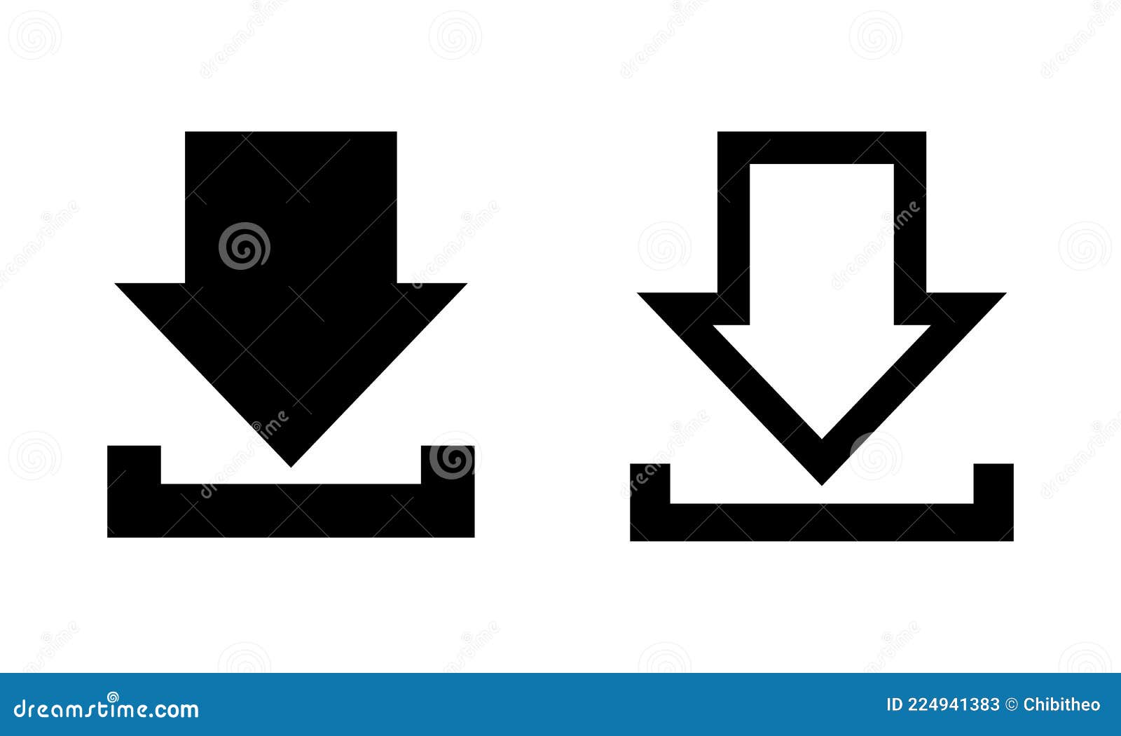 Download Icons for Web and Apps. Install Symbols Stock Vector ...