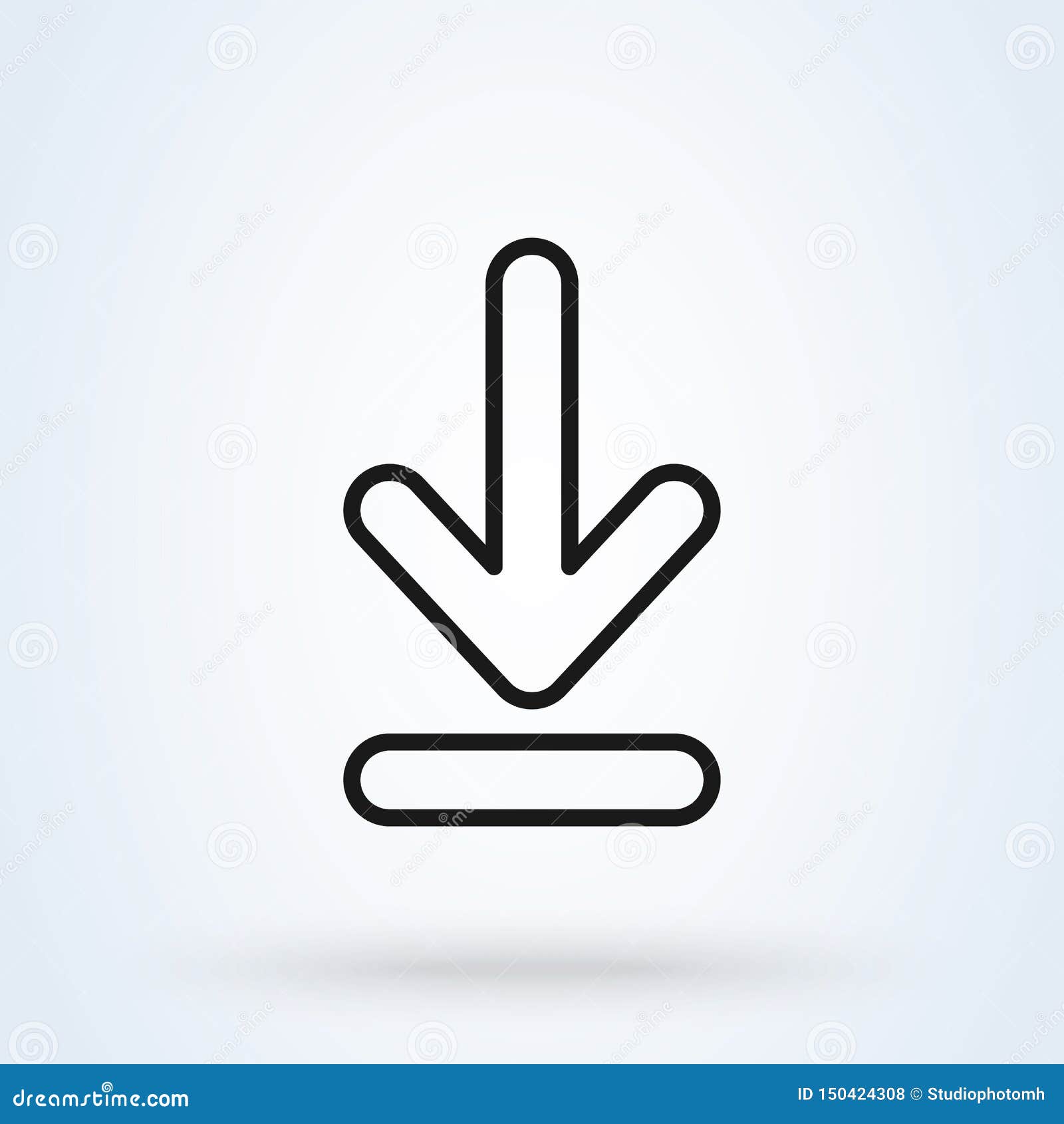 Download and Install. Line Art Simple Vector Modern Icon Design ...