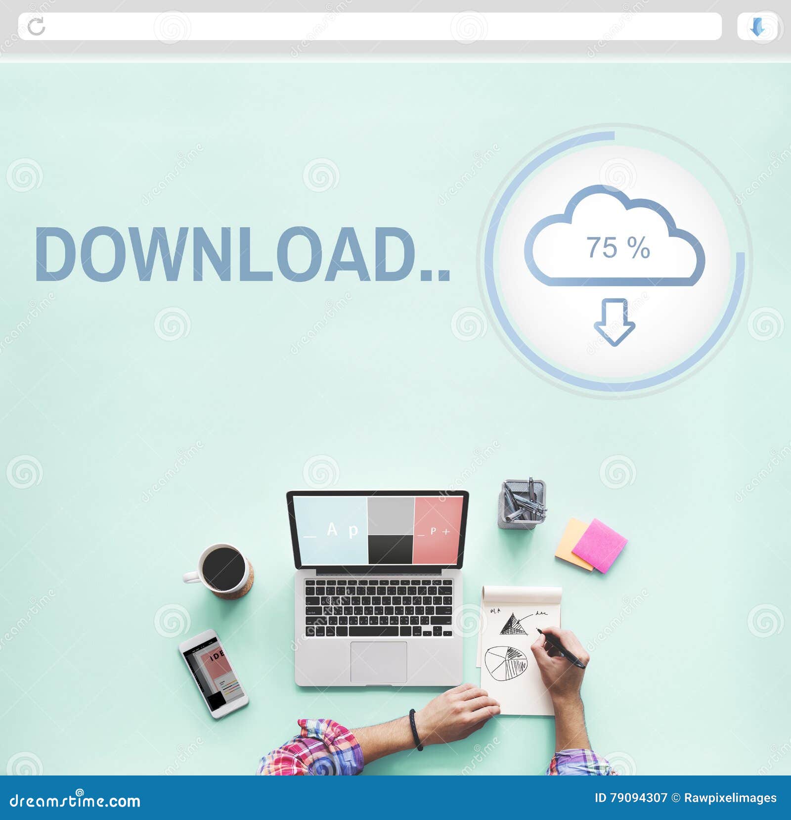 Download Internet Connection Sharing Networking Concept Stock Image ...