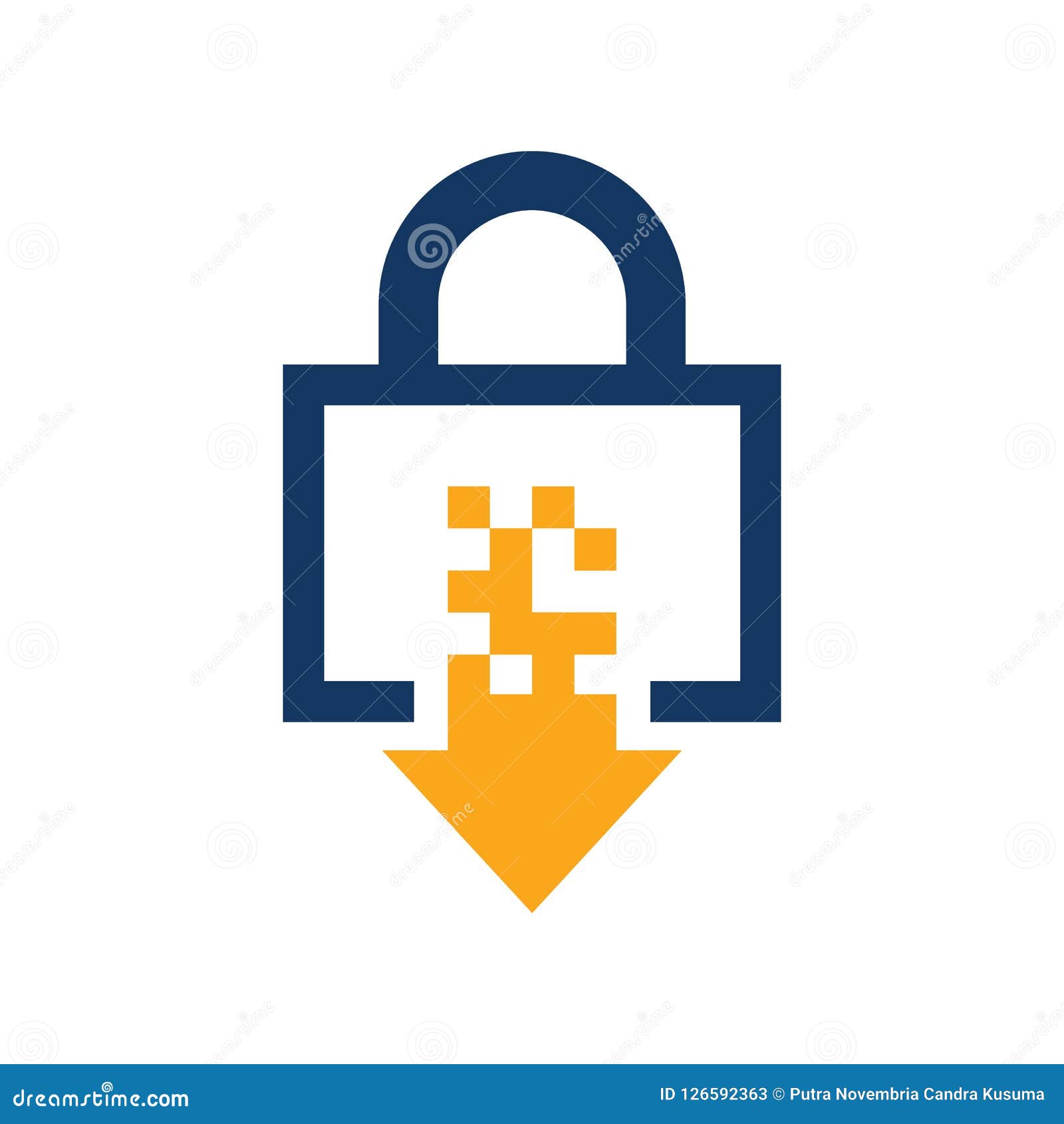 Download Lock Logo Icon Design Stock Vector - Illustration of guard ...
