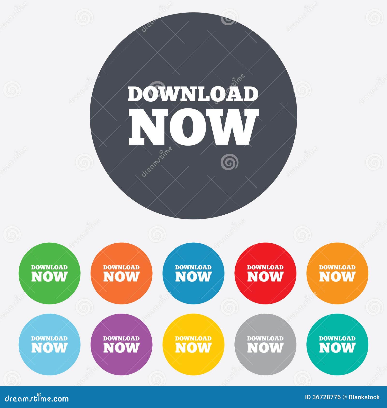 Download Now Icon. Load Button. Stock Illustration - Illustration of ...