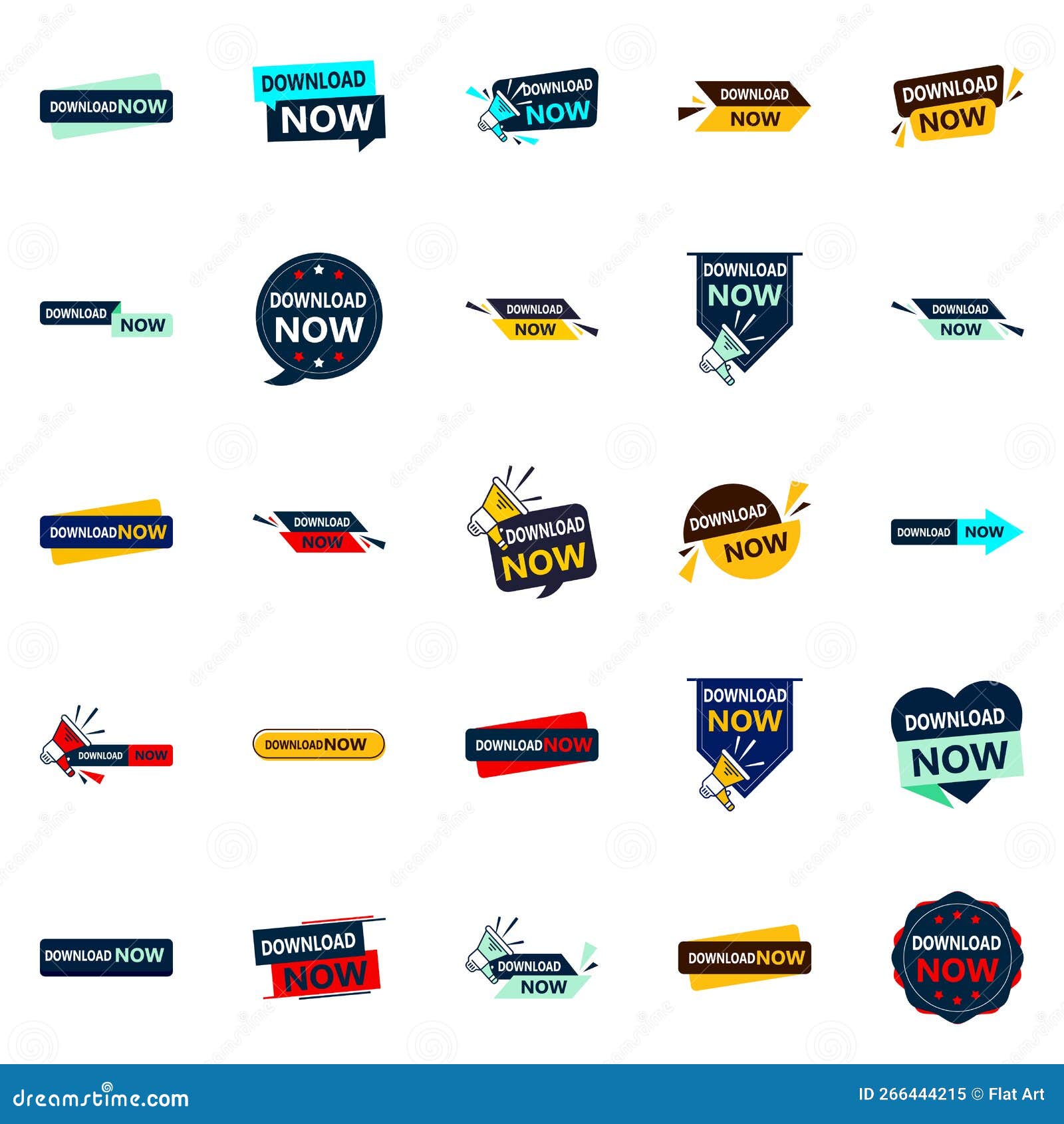 Download Now Pack 25 Diverse Design Options Stock Vector - Illustration ...