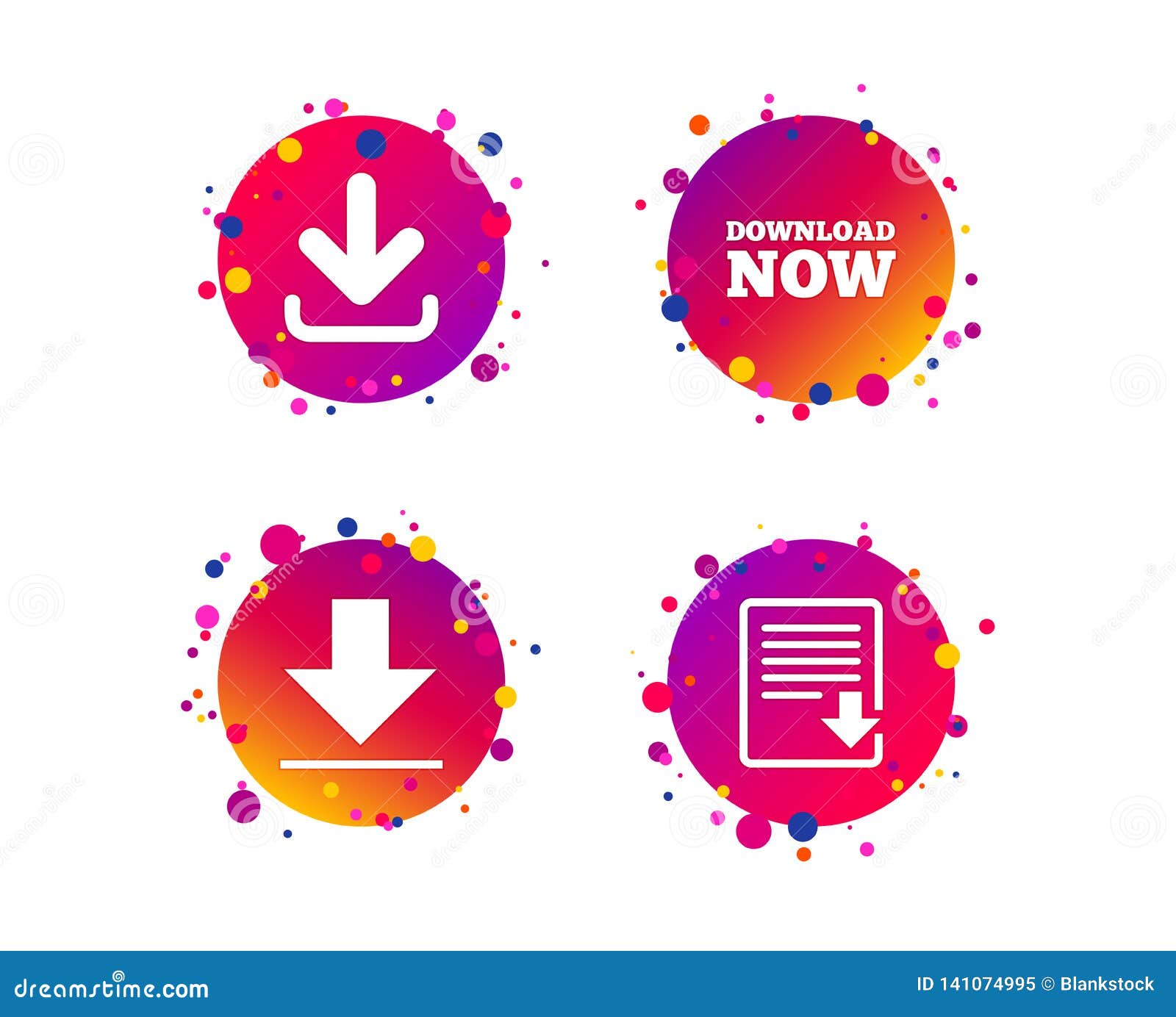 Download Now Signs. Upload File Document Icon. Vector Stock Vector ...
