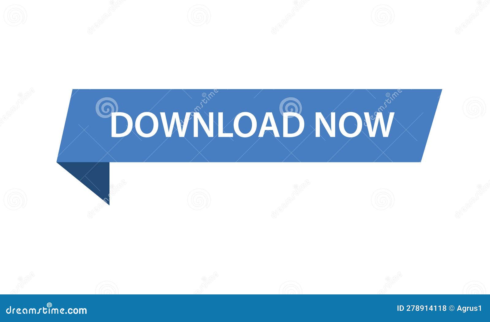 DOWNLOAD NOW - Simple Vector Blue Label Banner on White Background ...