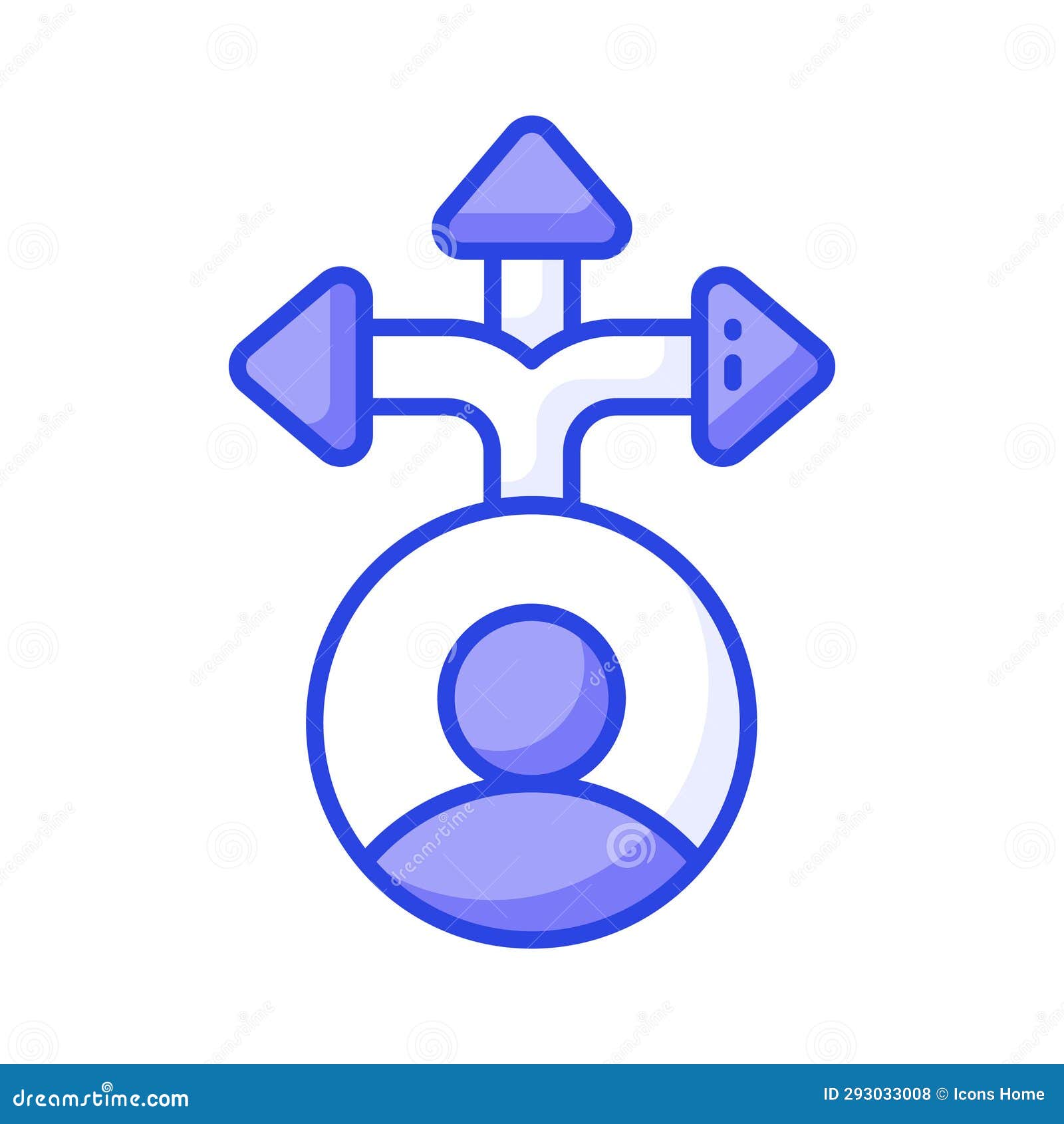 Download this Premium Icon of Decision Making, Customizable Vector ...