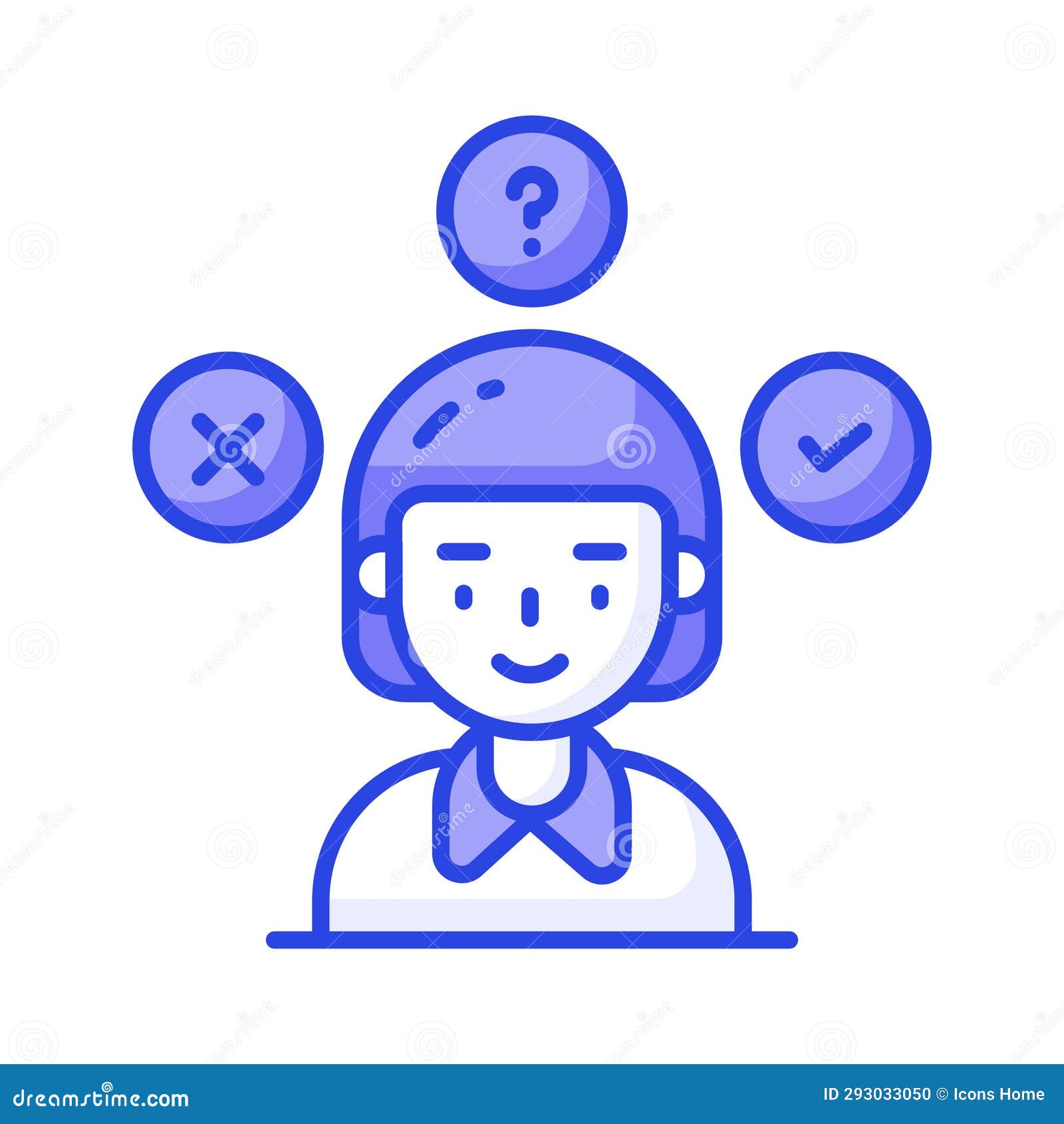Download this Premium Icon of Decision Making, Customizable Vector ...