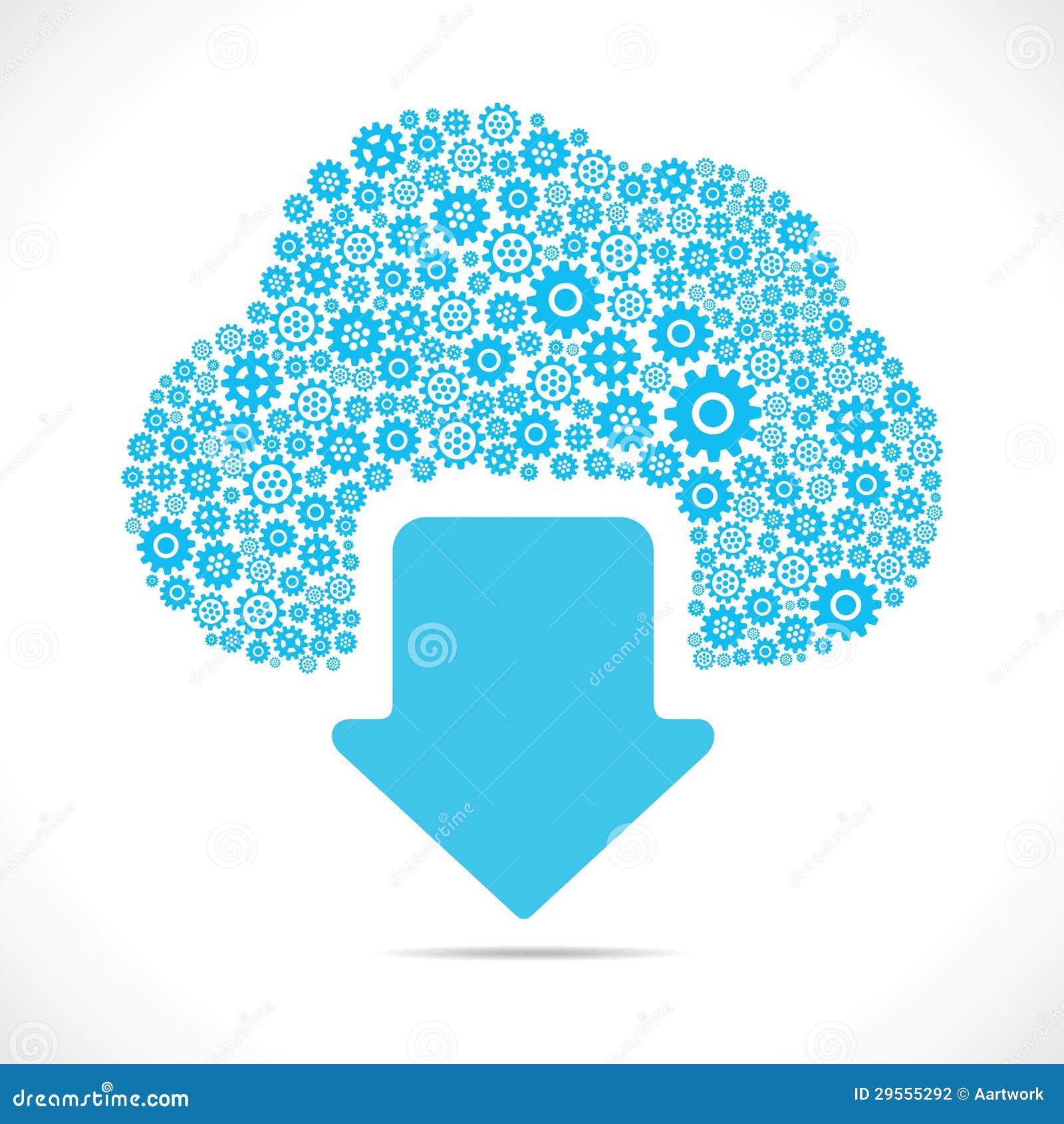 Download sign stock vector. Illustration of data, design - 29555292