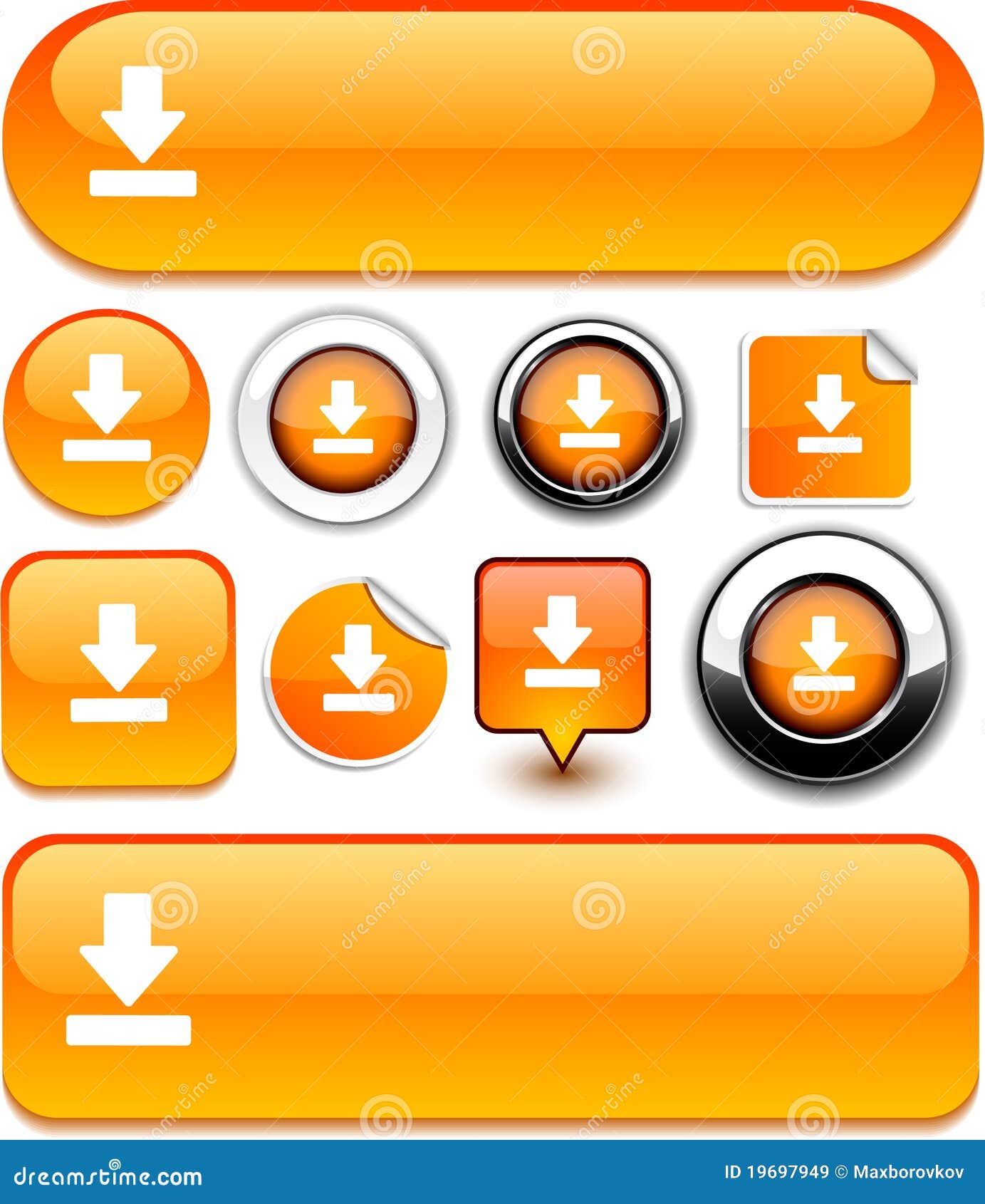 Download signs. stock vector. Illustration of ball, save - 19697949