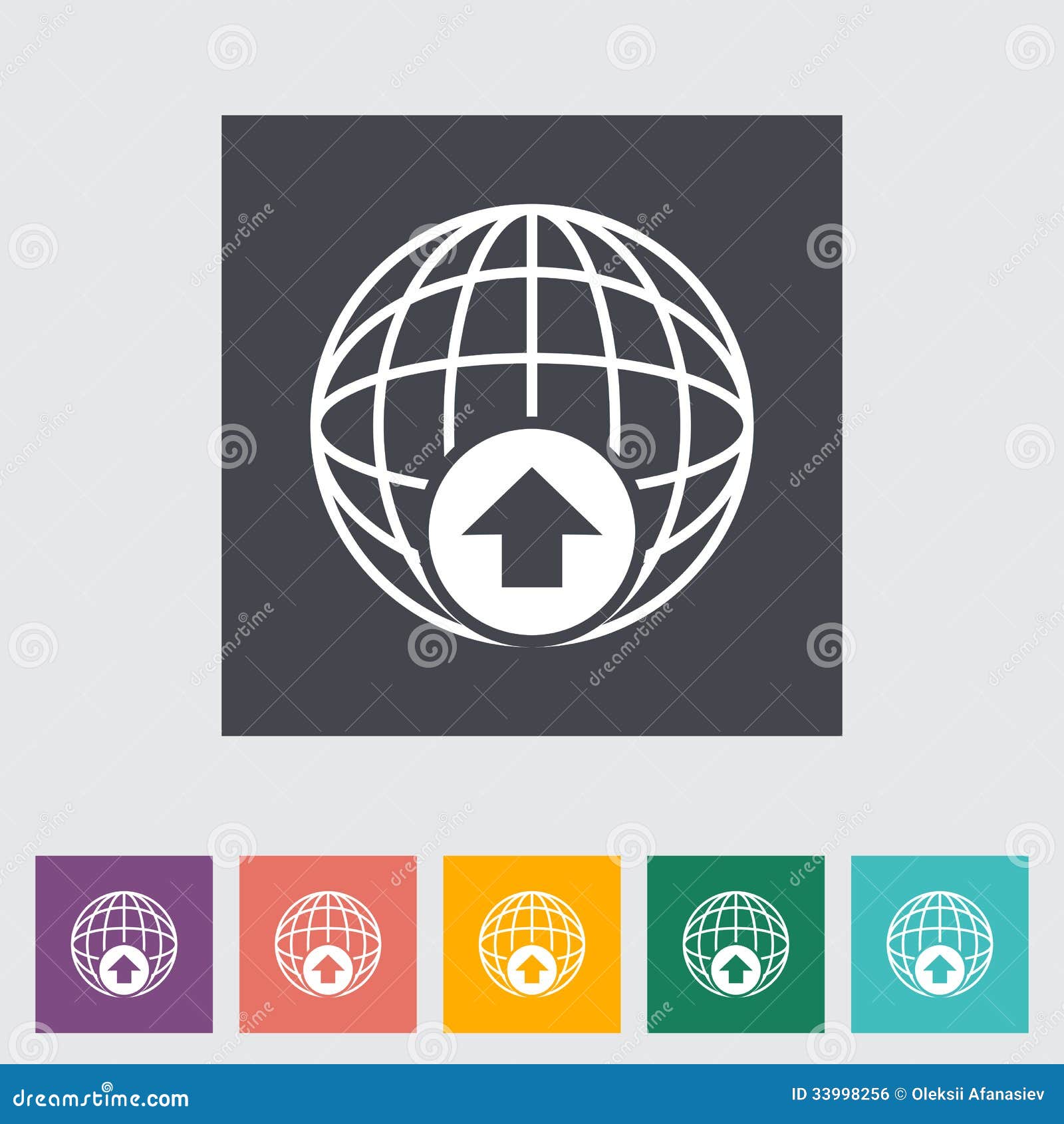 Download single flat icon. stock vector. Illustration of global - 33998256
