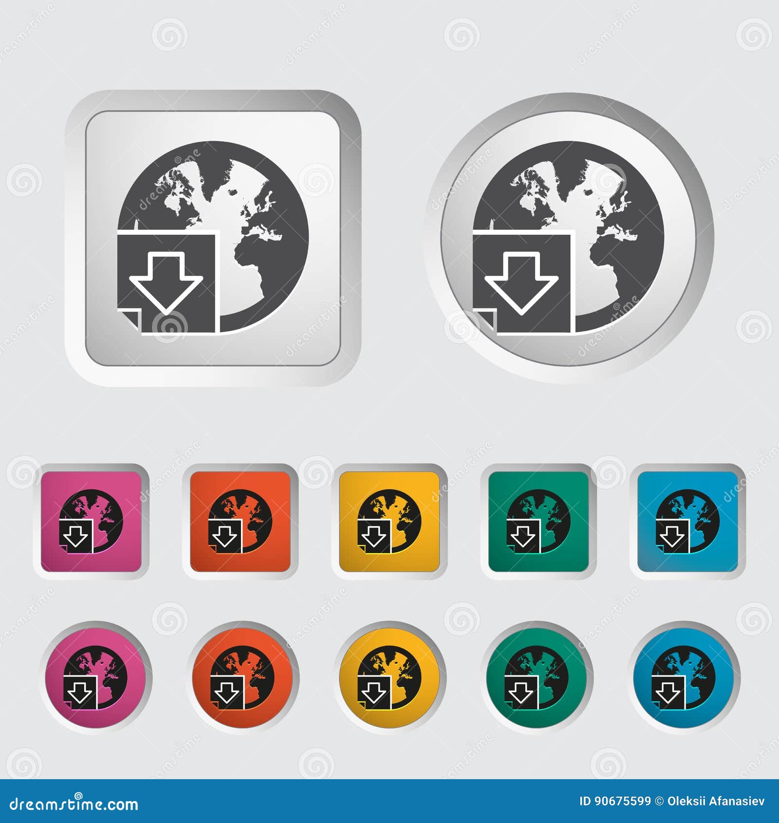 Download single icon. stock vector. Illustration of data - 90675599