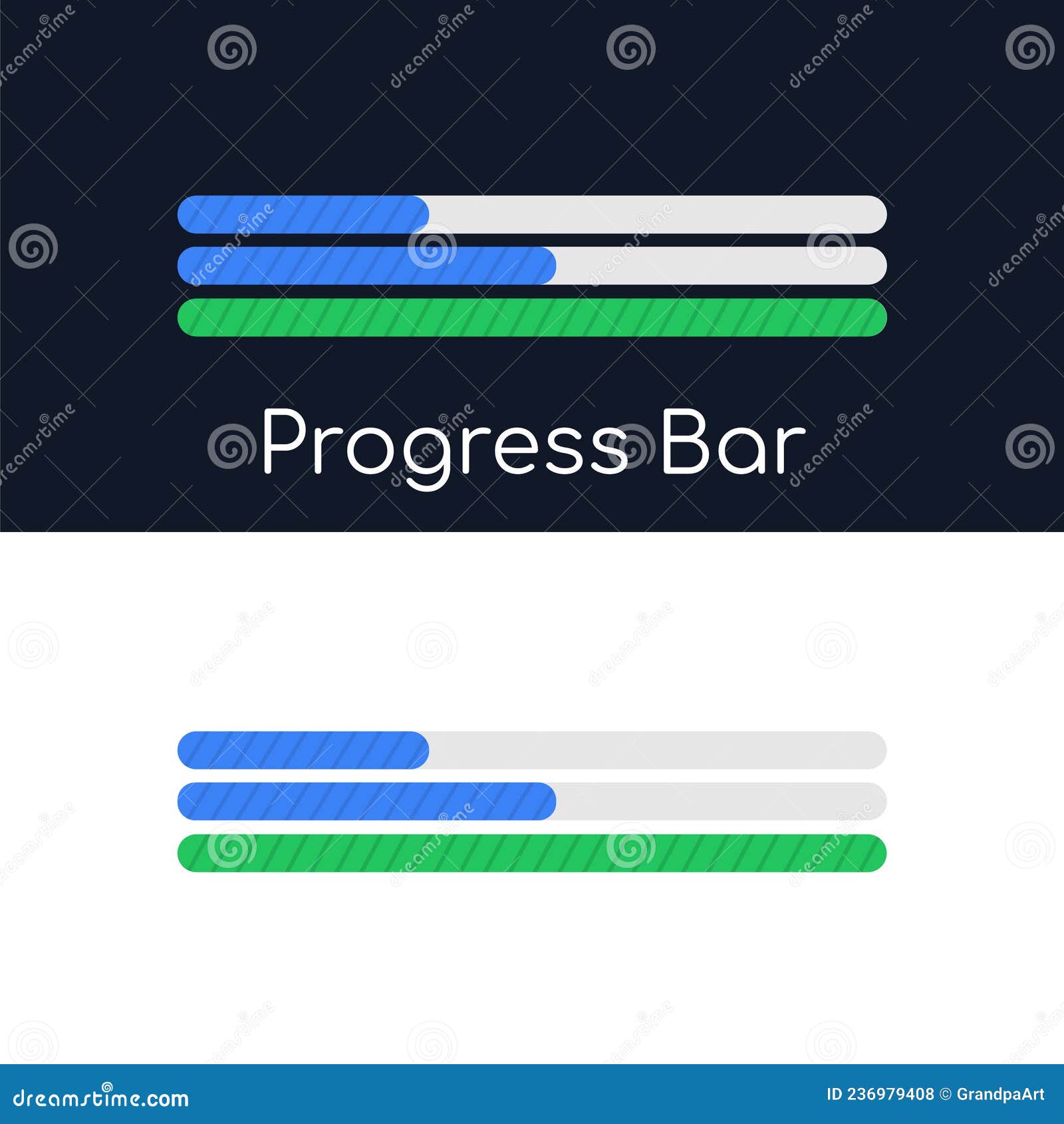 Download Status of the Application, Files. Progress Bar. User Interface ...