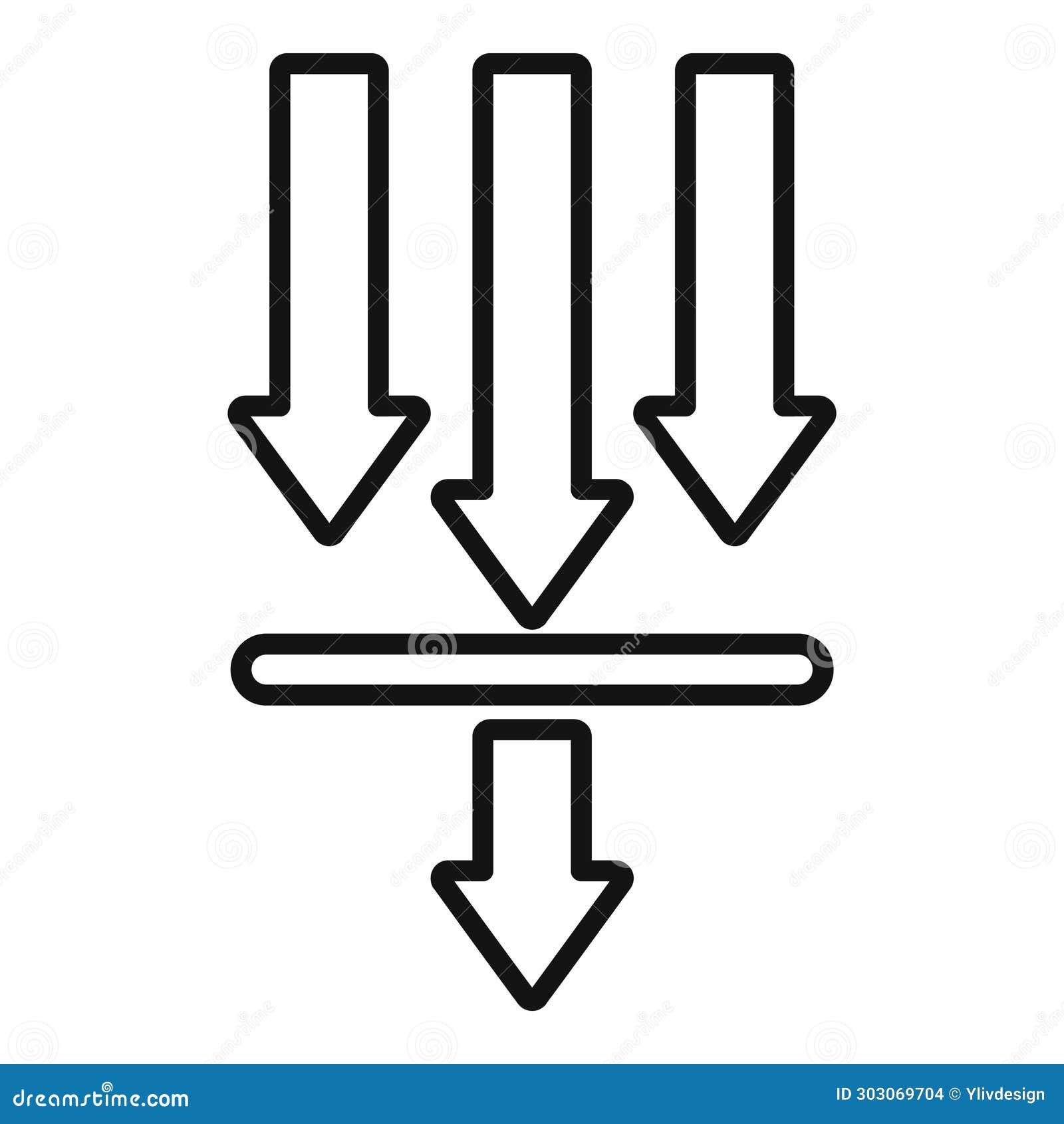 Download Strain Flow Icon Outline Vector. Dark Conduit Stock Vector ...