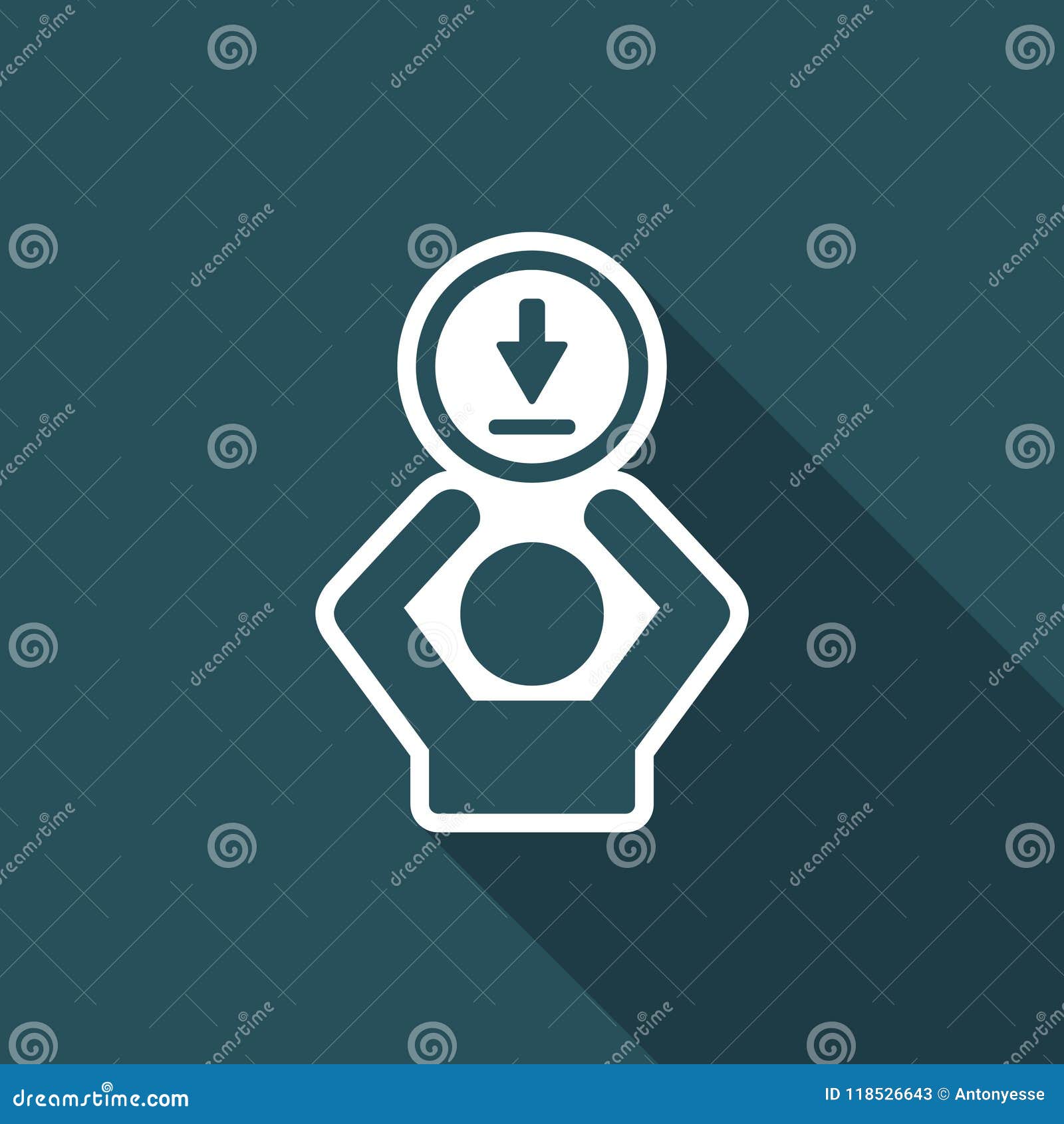 Download Suggest Button - Vector Web Icon Stock Vector - Illustration ...
