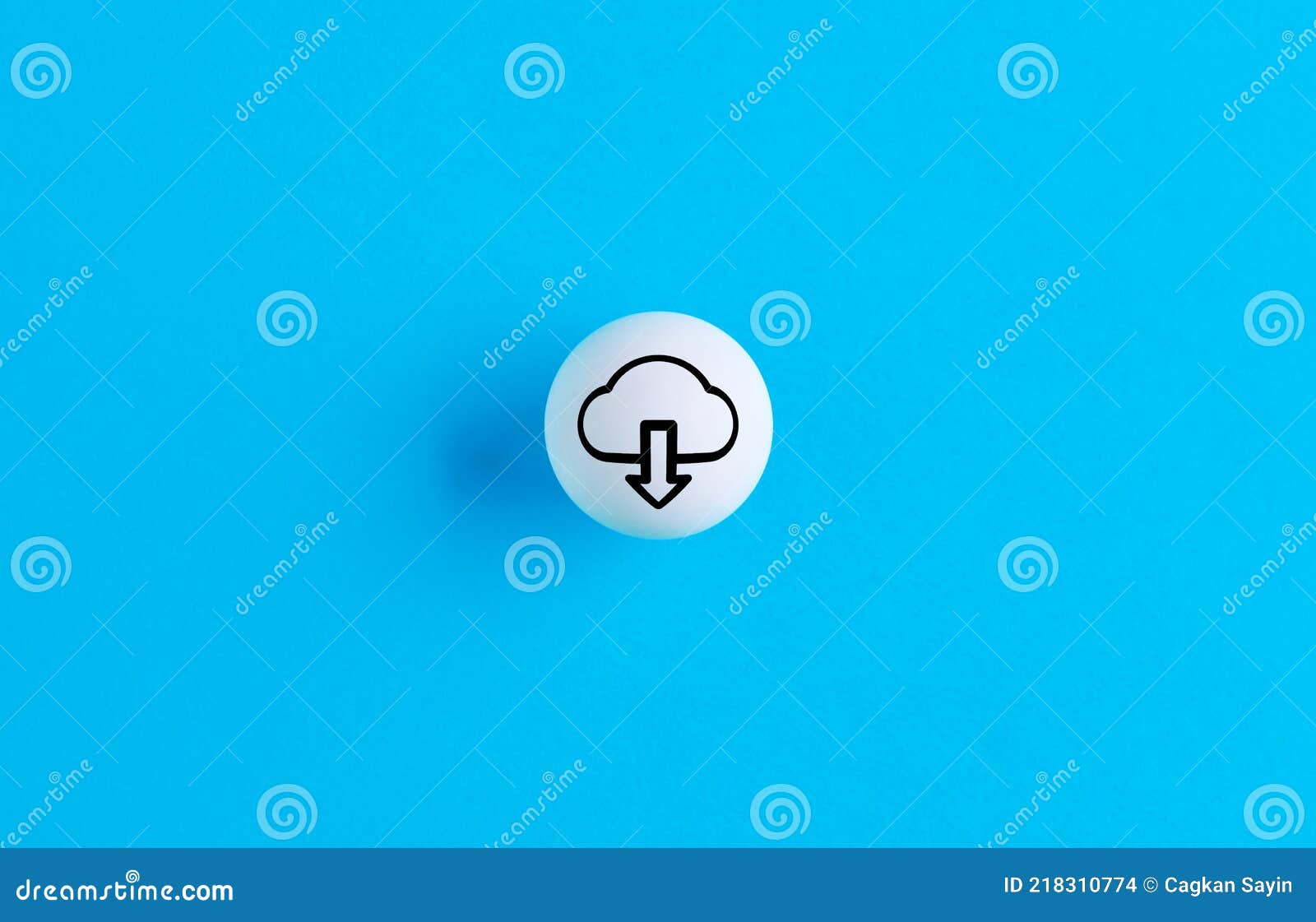 Download Symbol on a Ball Button Stock Photo - Image of background ...