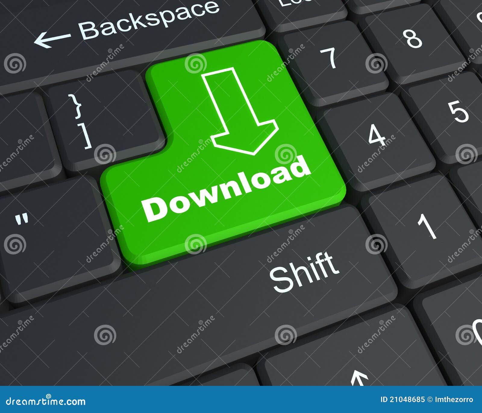 Download Text with Keyboard Stock Illustration - Illustration of ...