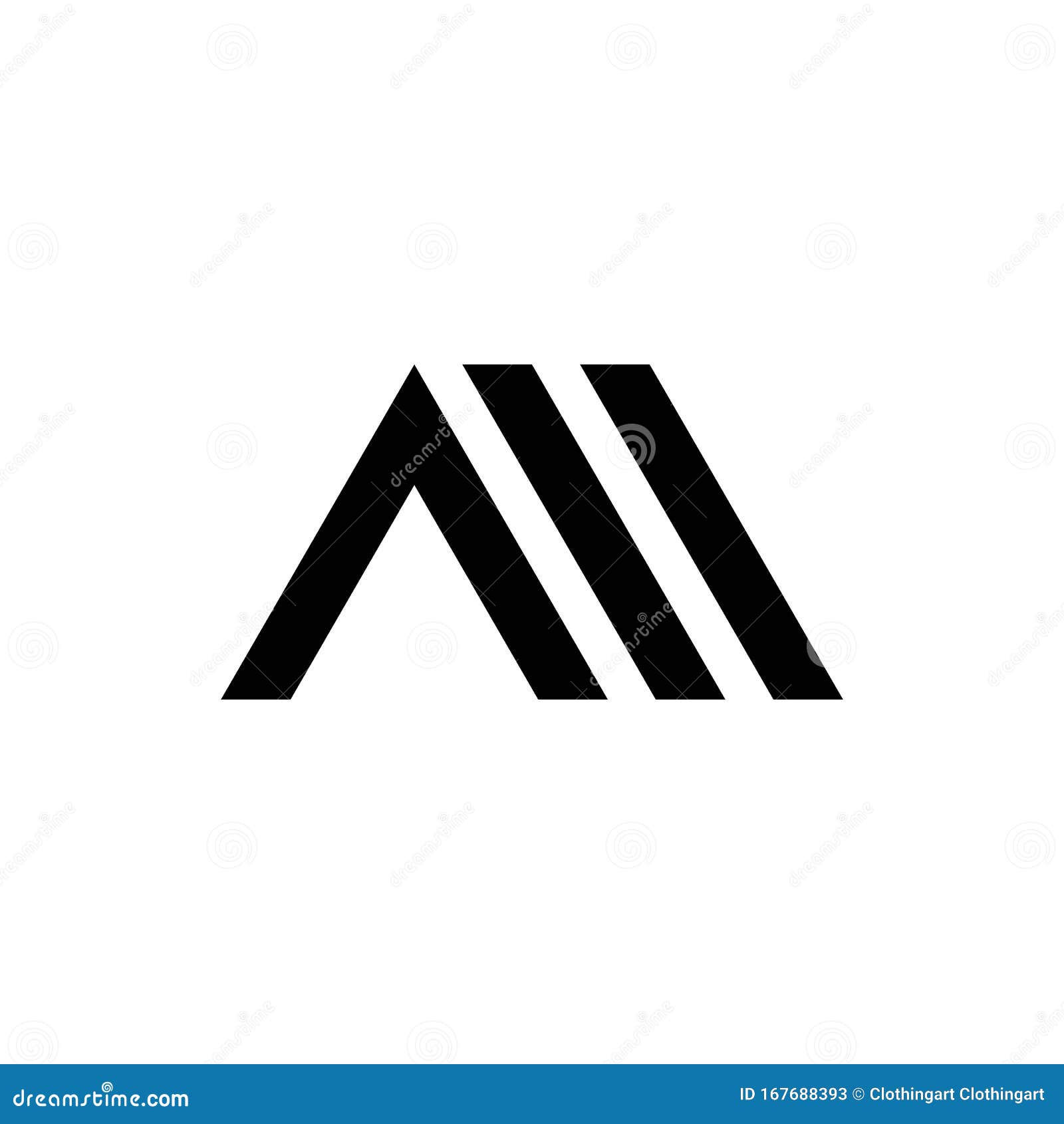 Download a Triple Vector Logo Modern Graphic Concept Stock Vector ...