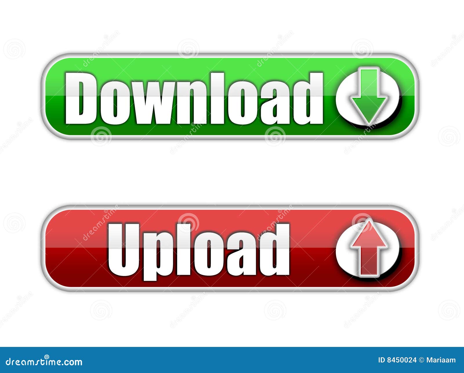 Download and Upload stock illustration. Illustration of green - 8450024