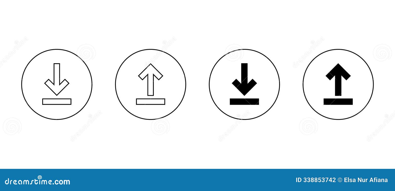 Uploading Circle Animated Illustration Stock Photo | CartoonDealer.com ...