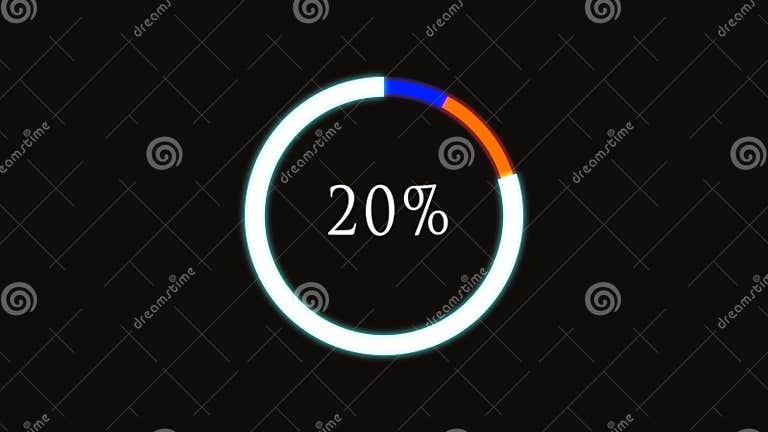 Loading 2D Element stock illustration. Illustration of neon - 208176906