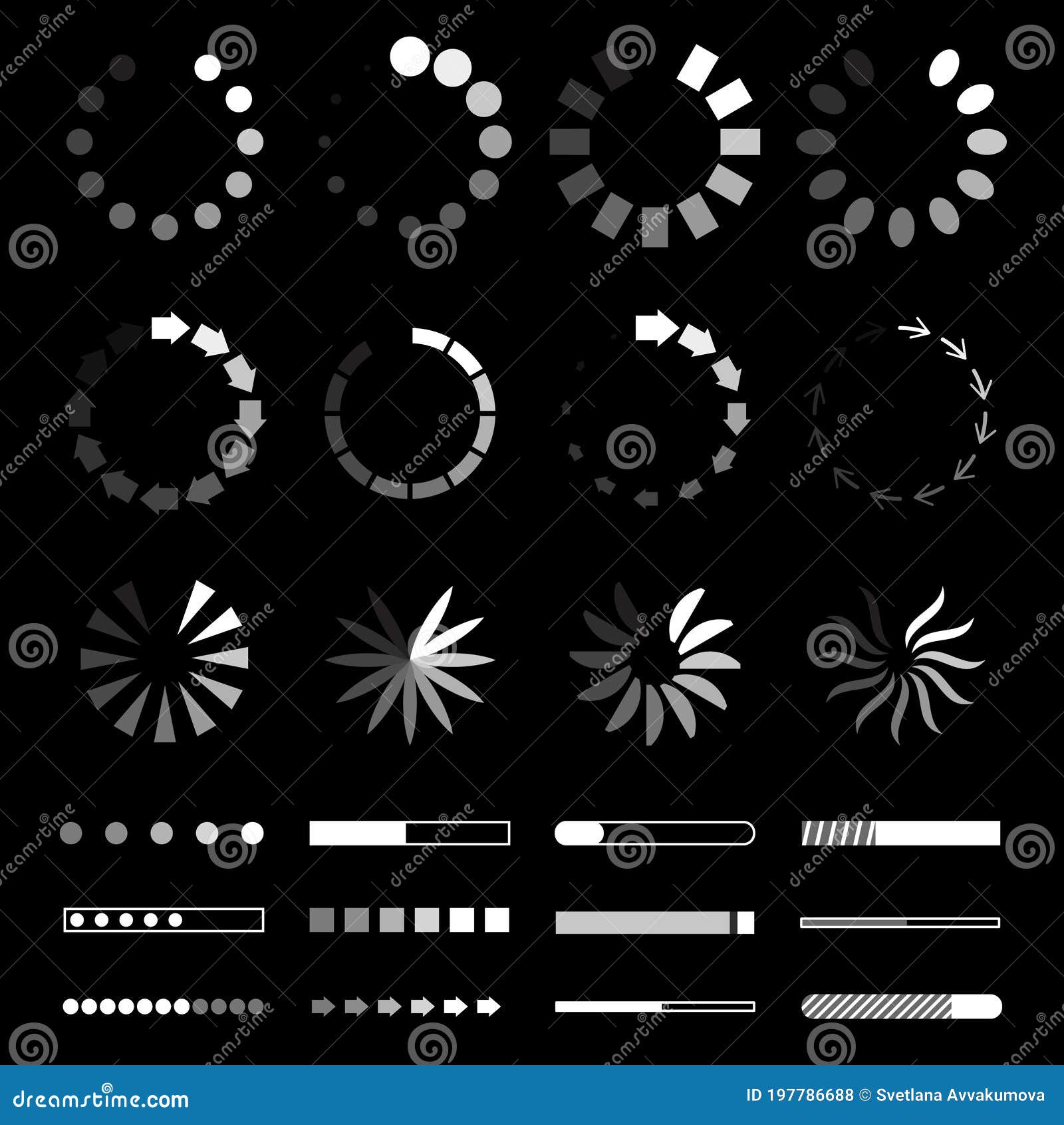 Download or Upload Status Vector Stock Vector - Illustration of network ...