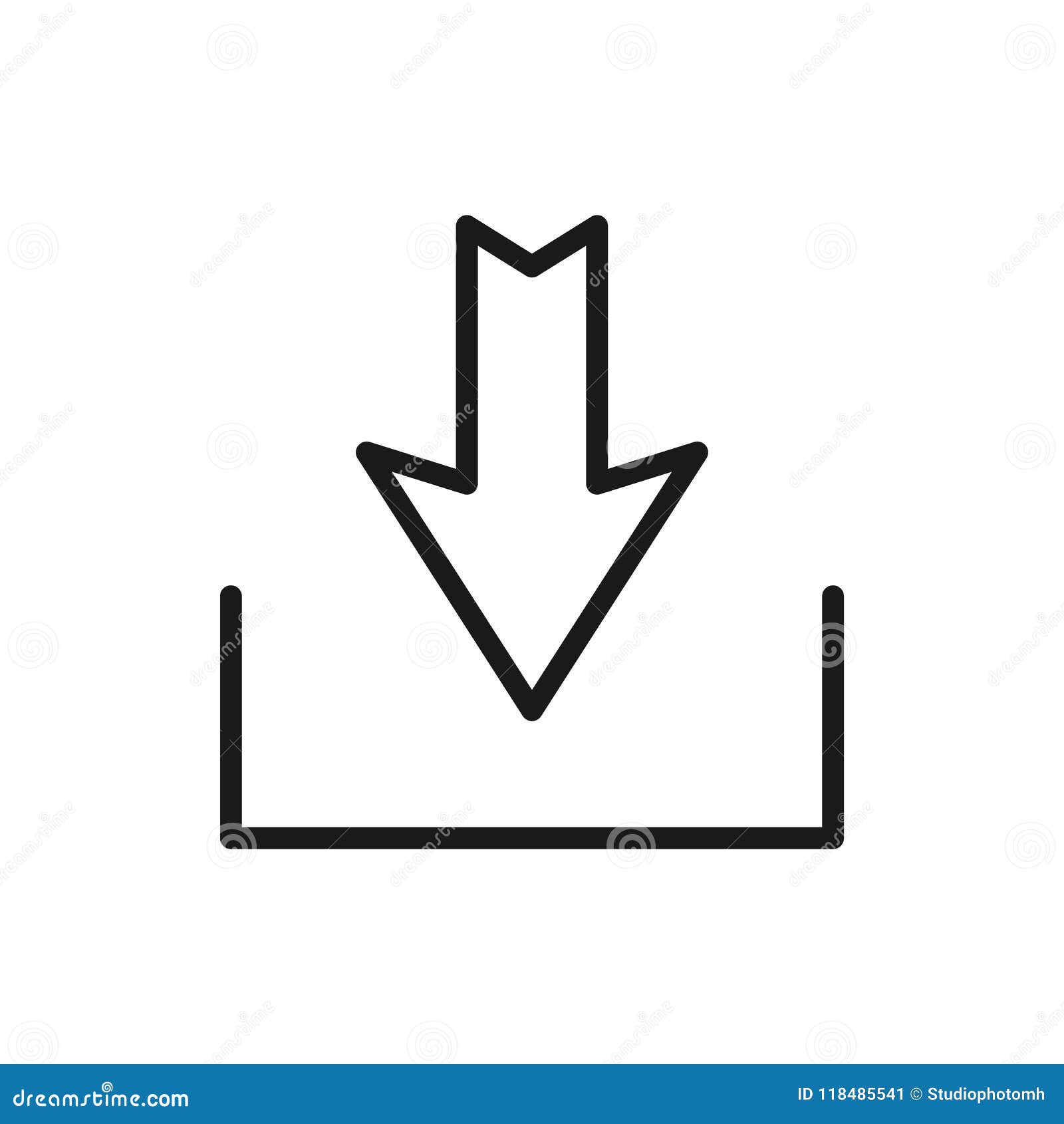 Download Vector Icon, Install Symbol. Modern Stock Vector ...