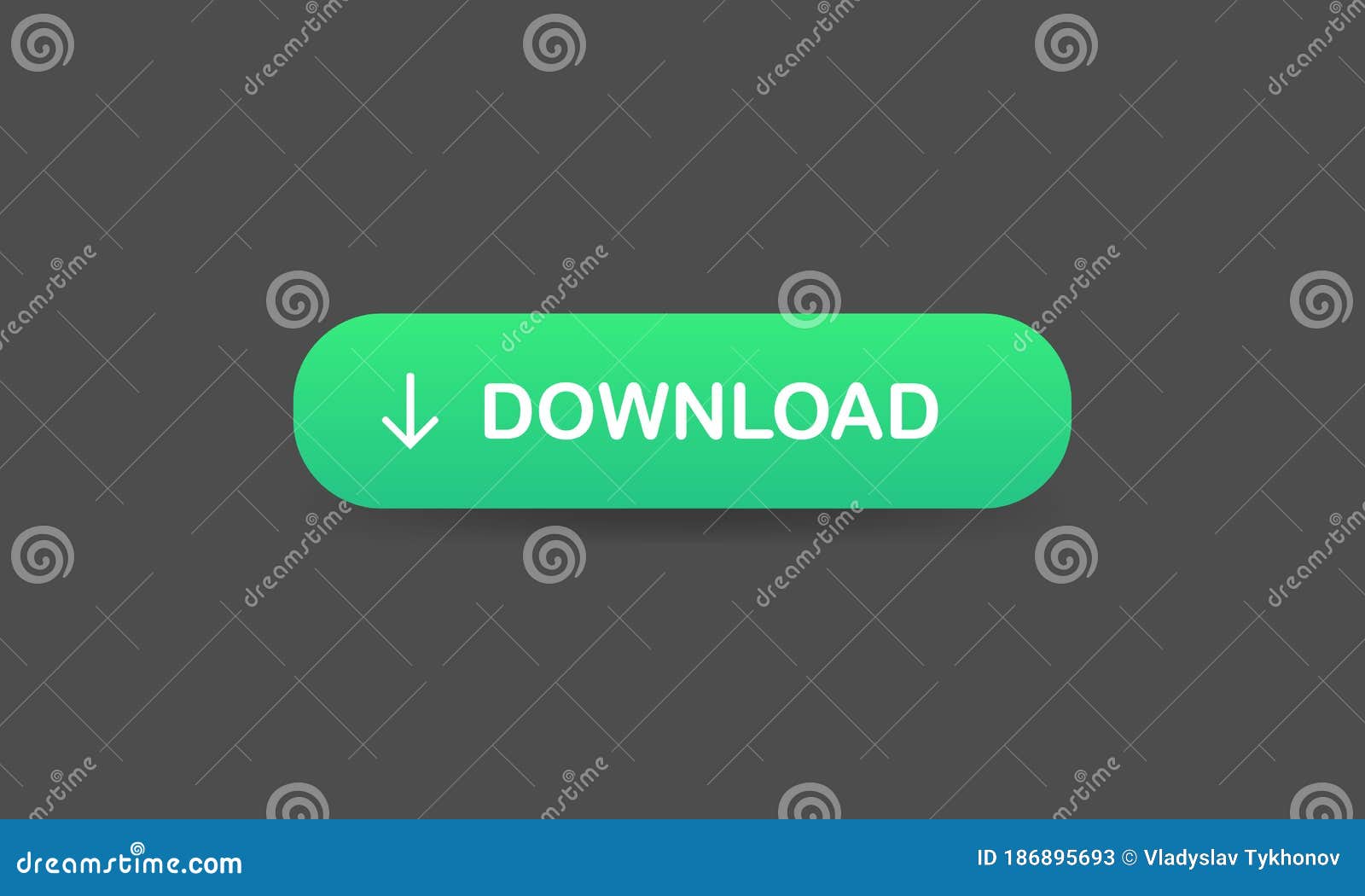 Download Web Button in Green Gradient Style. Vector EPS 10 Stock Vector ...