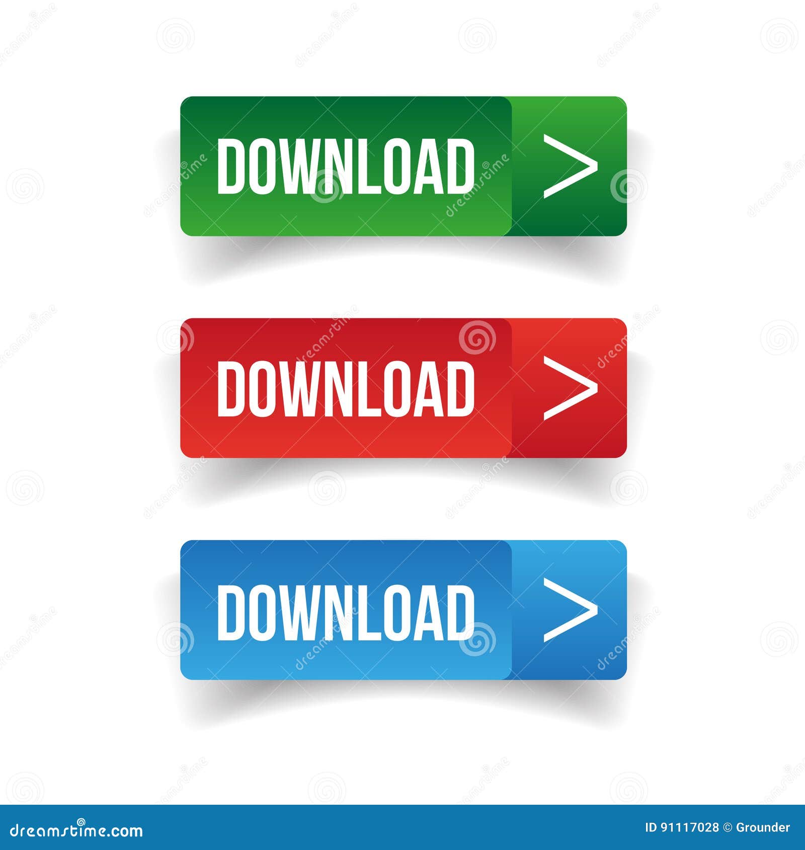 Download web button set stock vector. Illustration of colorful - 91117028