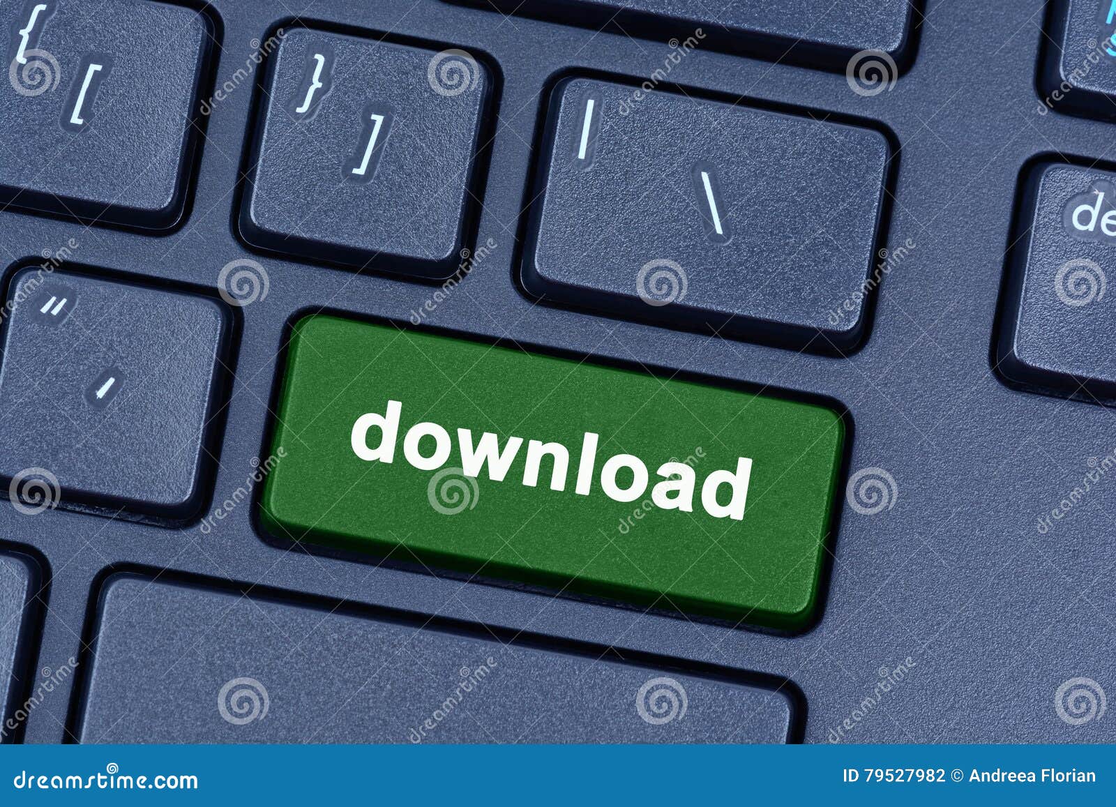 Download word on keyboard stock photo. Image of communication - 79527982