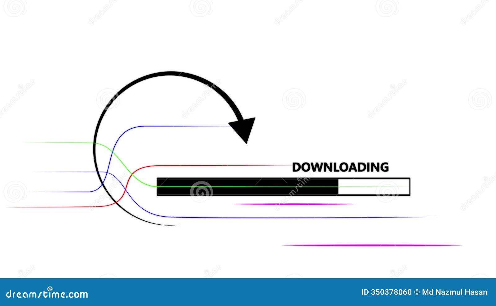 Downloading Circle Animated Illustration Royalty-Free Cartoon ...