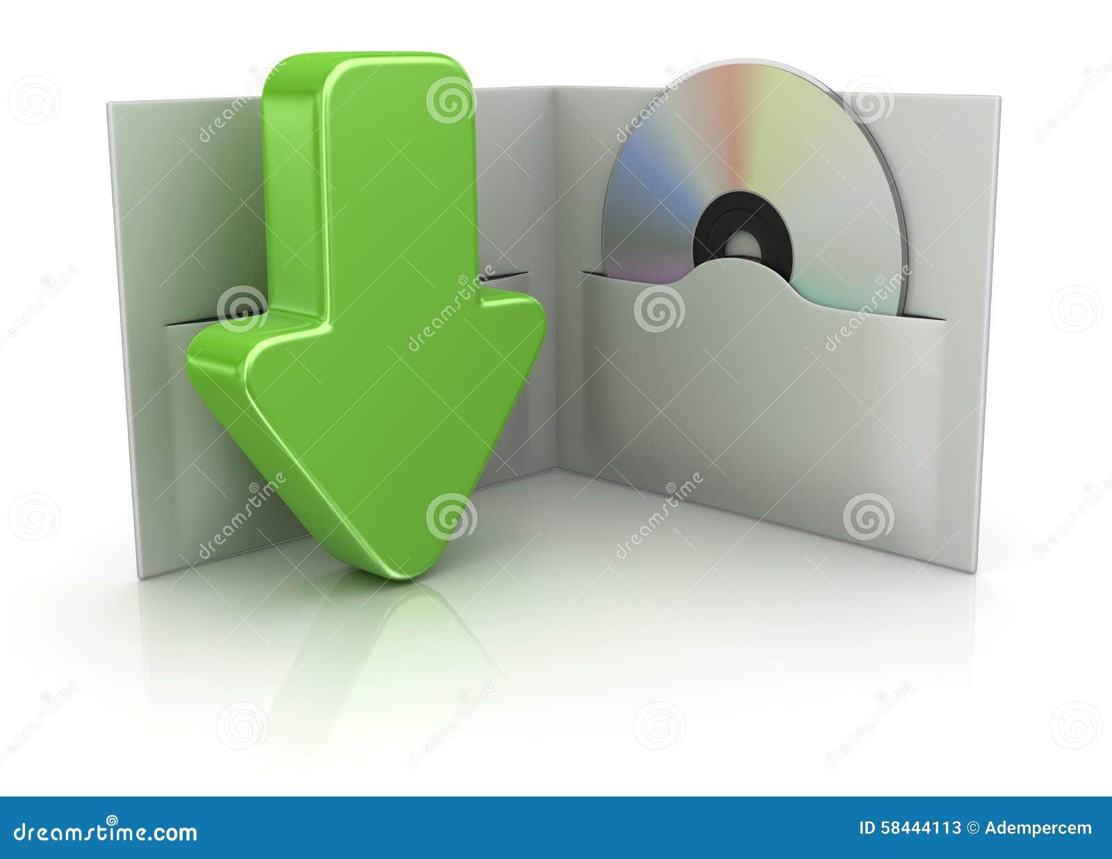 Downloading Concept stock illustration. Illustration of computer - 58444113