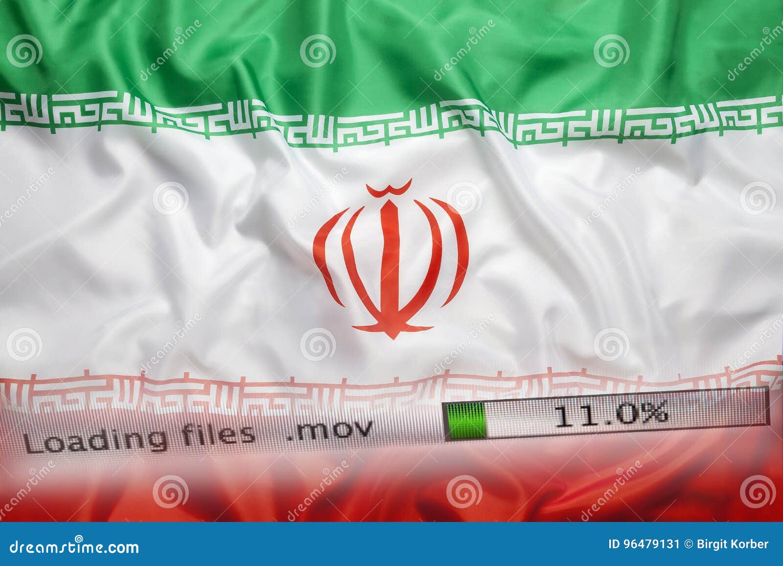 Downloading Files On A Computer, Ghana Flag Stock Image | CartoonDealer ...