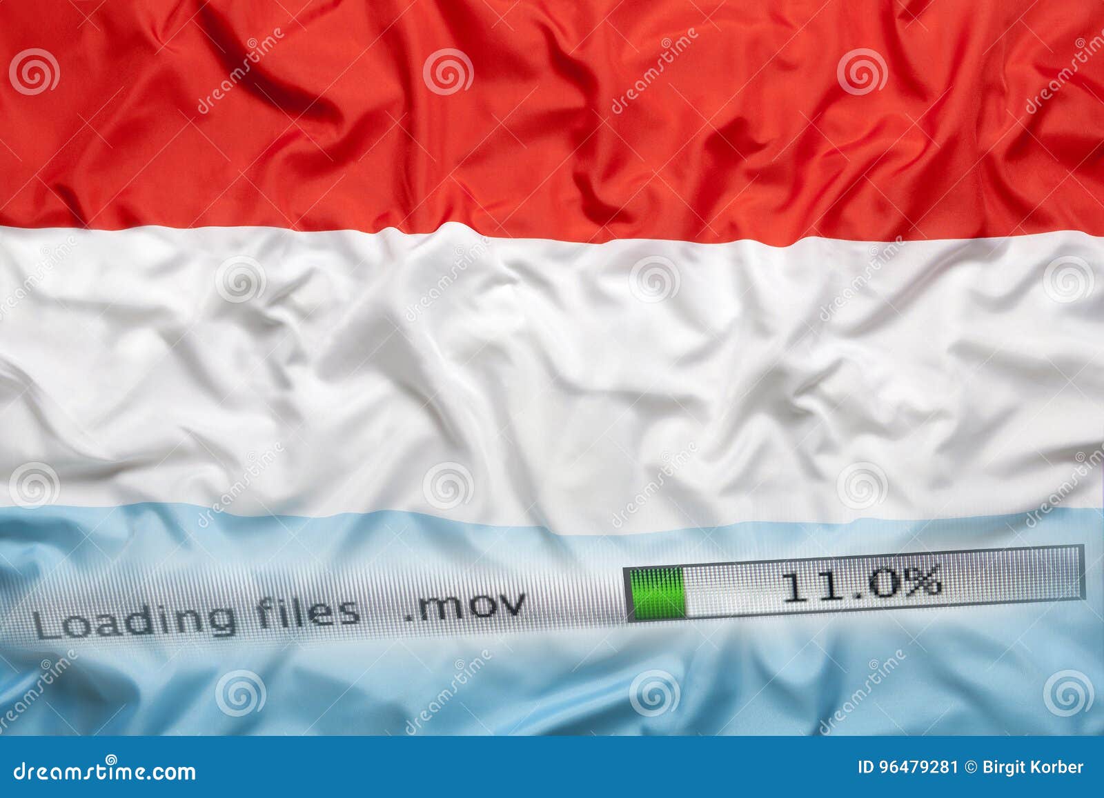 Downloading Files On A Computer, Finland Flag Stock Photo ...
