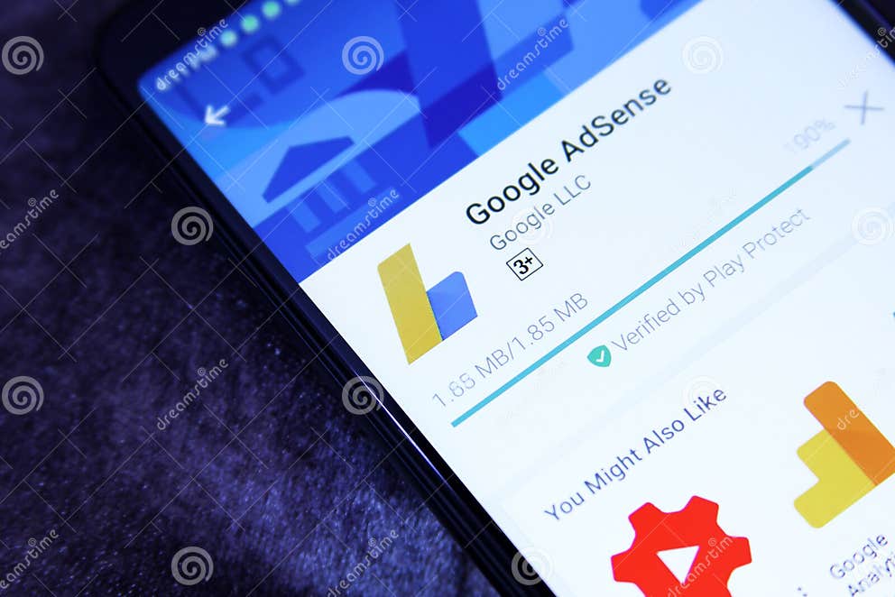 Google AdSense app editorial image. Image of brand, emblem - 112716440