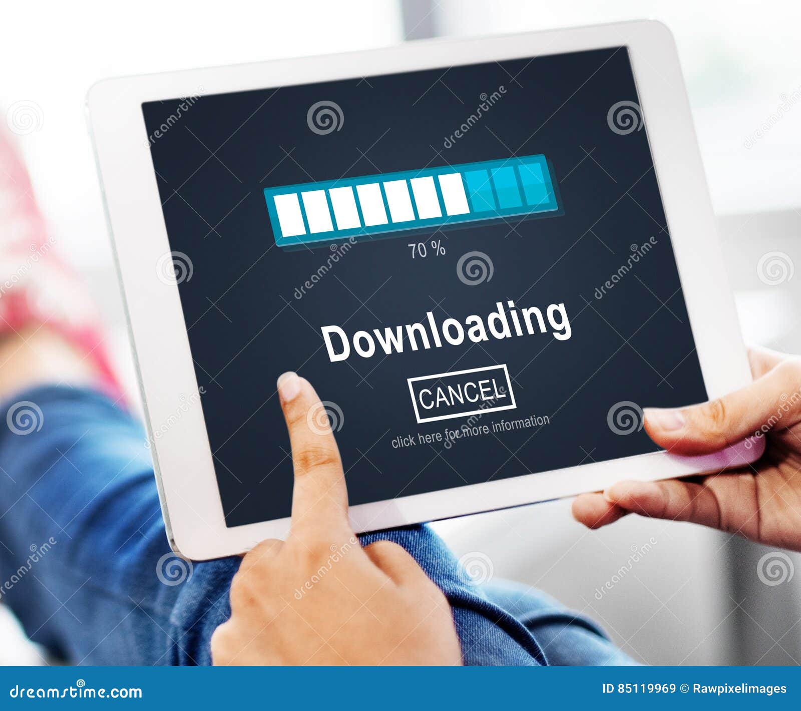 Downloading Transfering Network Information Technology Concept Stock ...