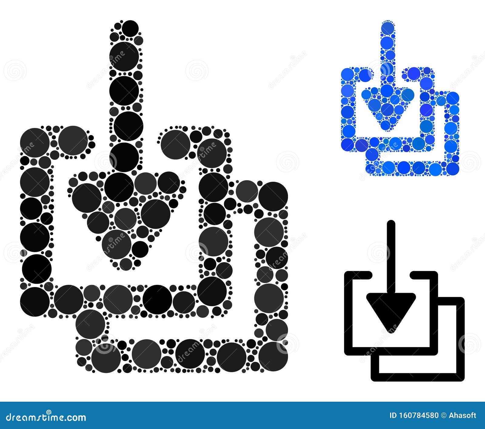 Downloads Composition Icon of Circles Stock Vector - Illustration of ...