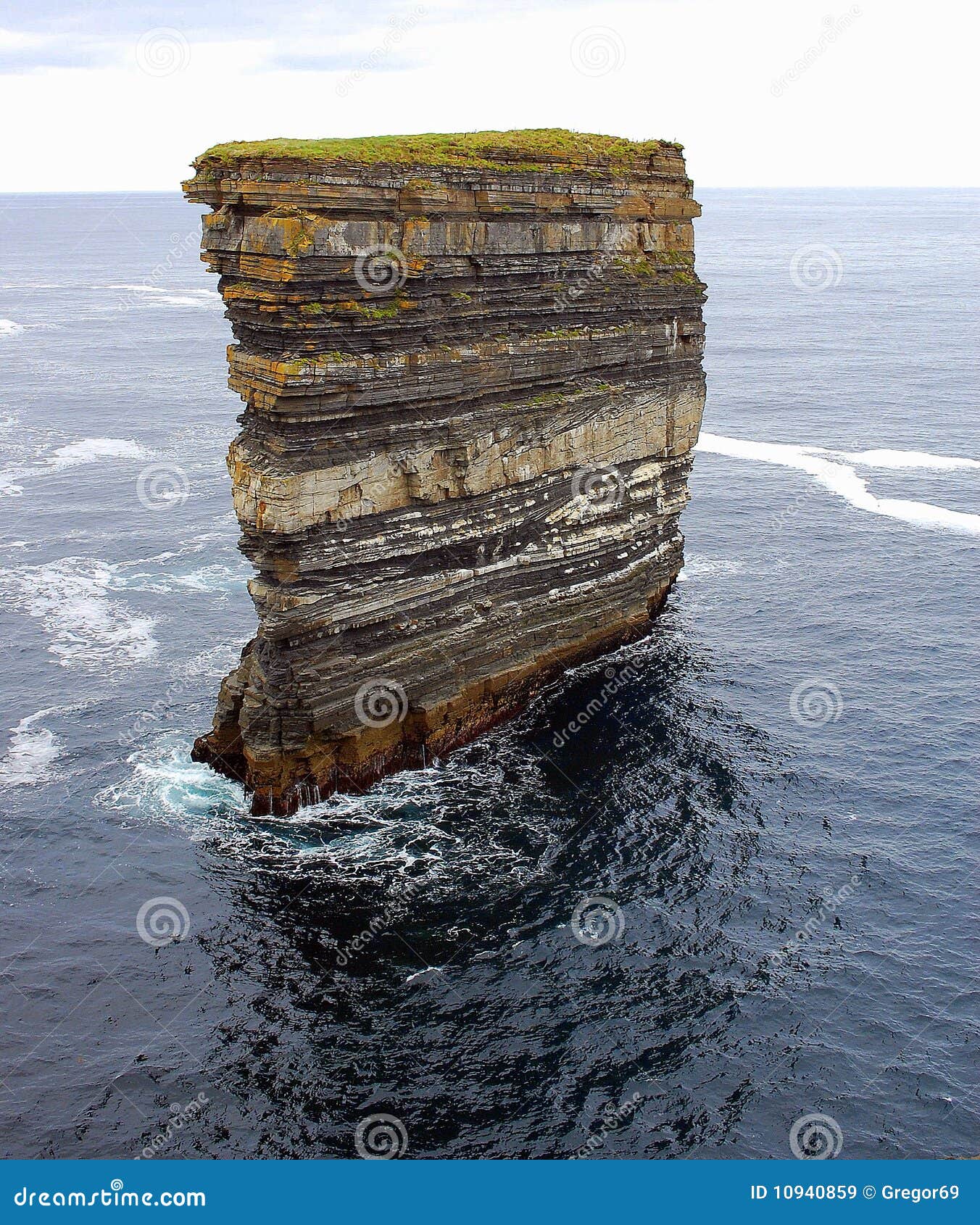 Downpatrick head stock image. Image of natural, clouds - 10940859