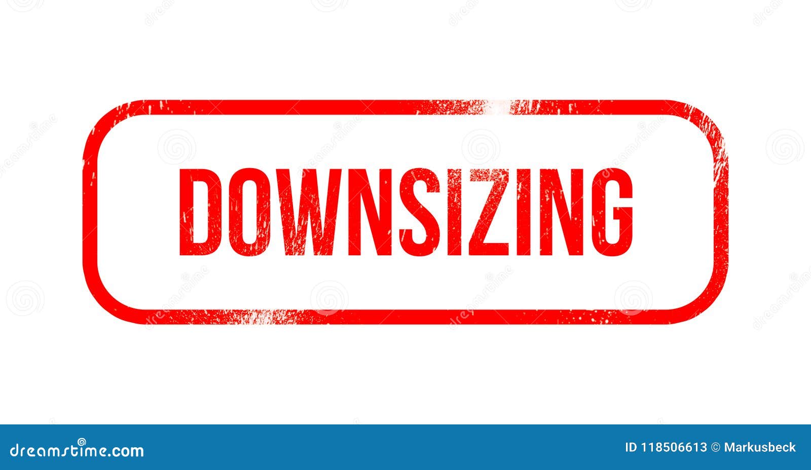 Downsizing - Red Grunge Rubber, Stamp Stock Illustration - Illustration ...