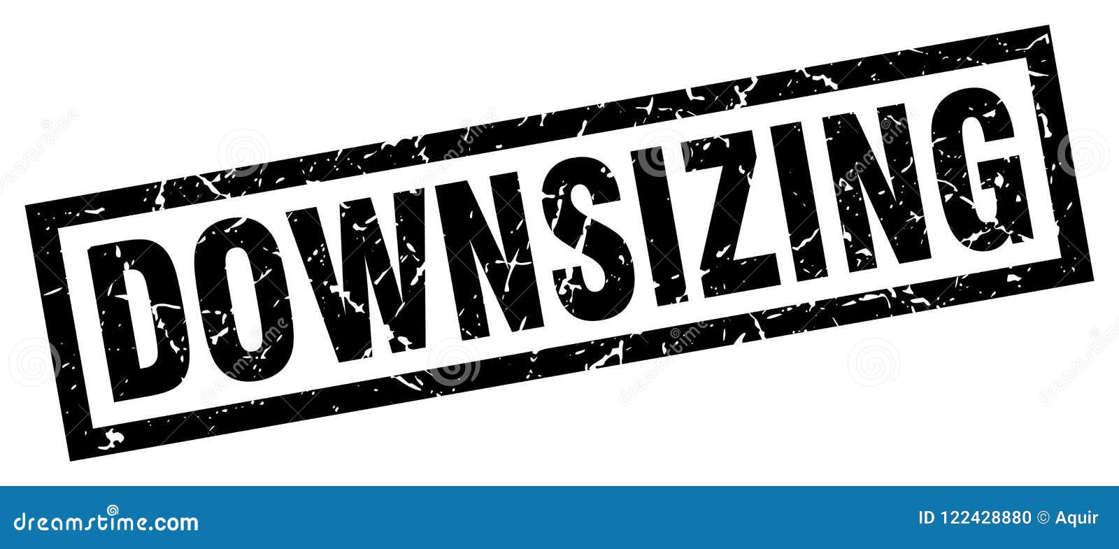 Downsizing stamp stock vector. Illustration of background - 122428880