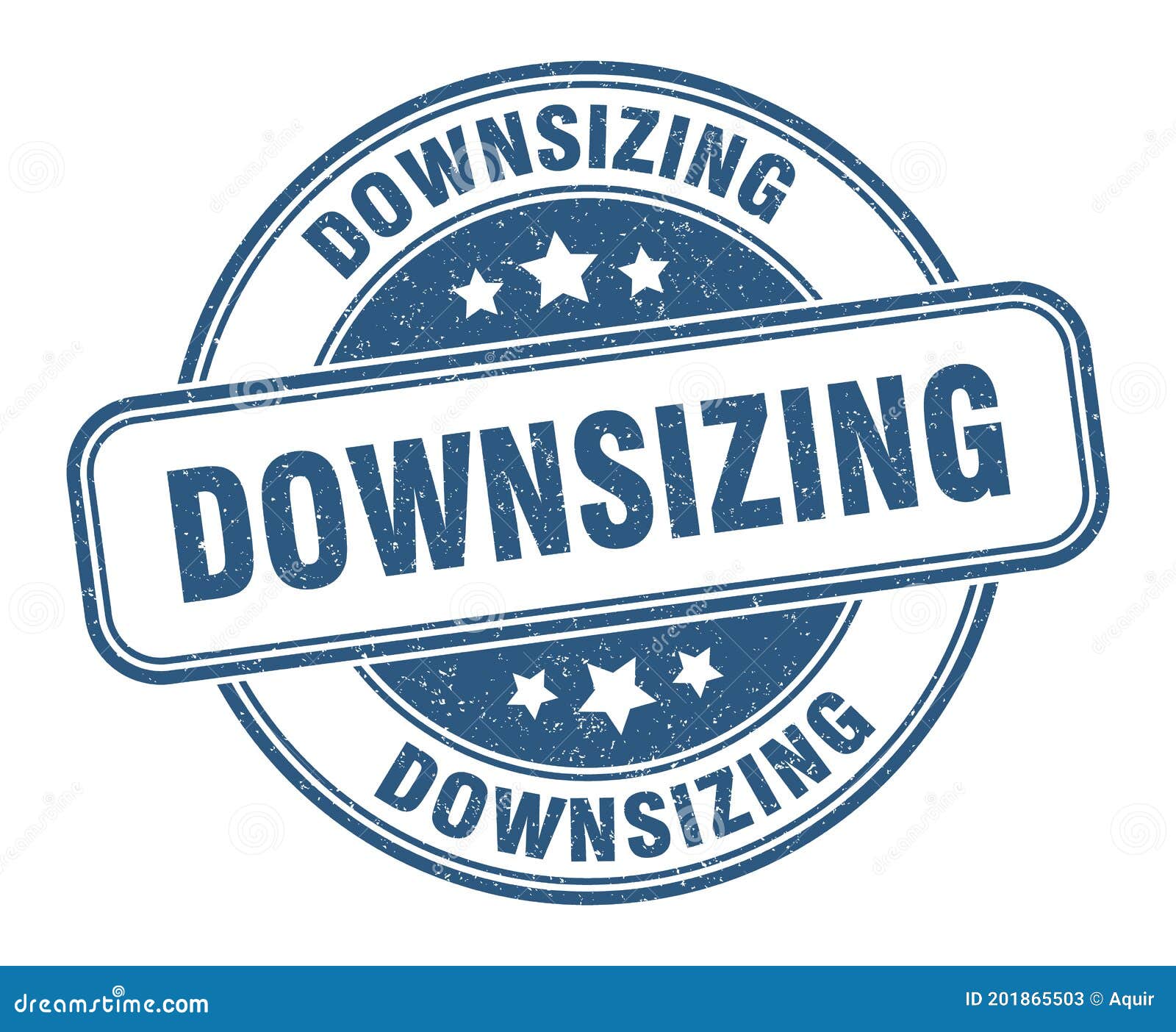 Downsizing Stamp. Downsizing Round Grunge Sign Stock Vector ...