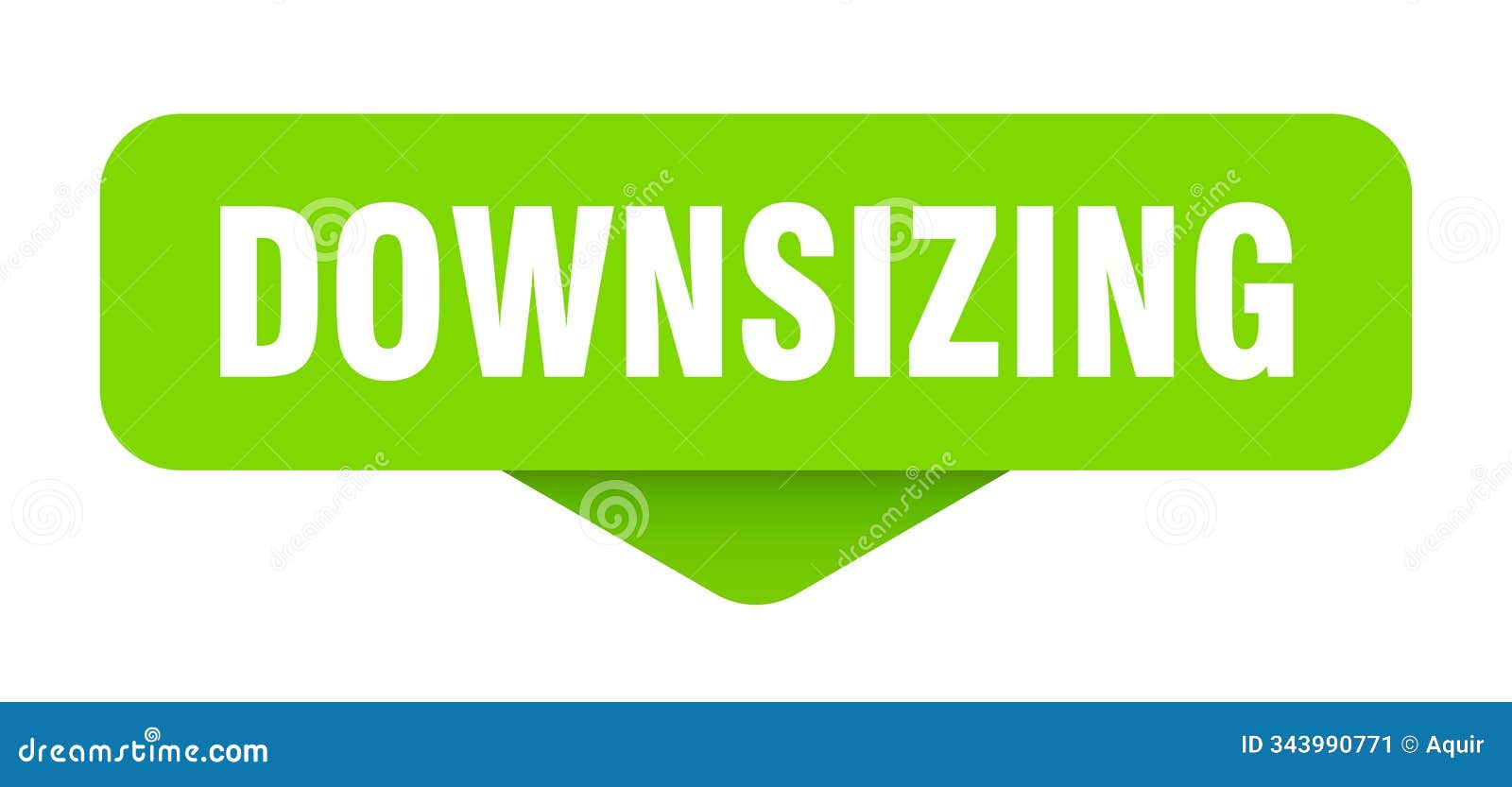 Downsizing Sticker. Downsizing Sign on Transparent Background Stock ...